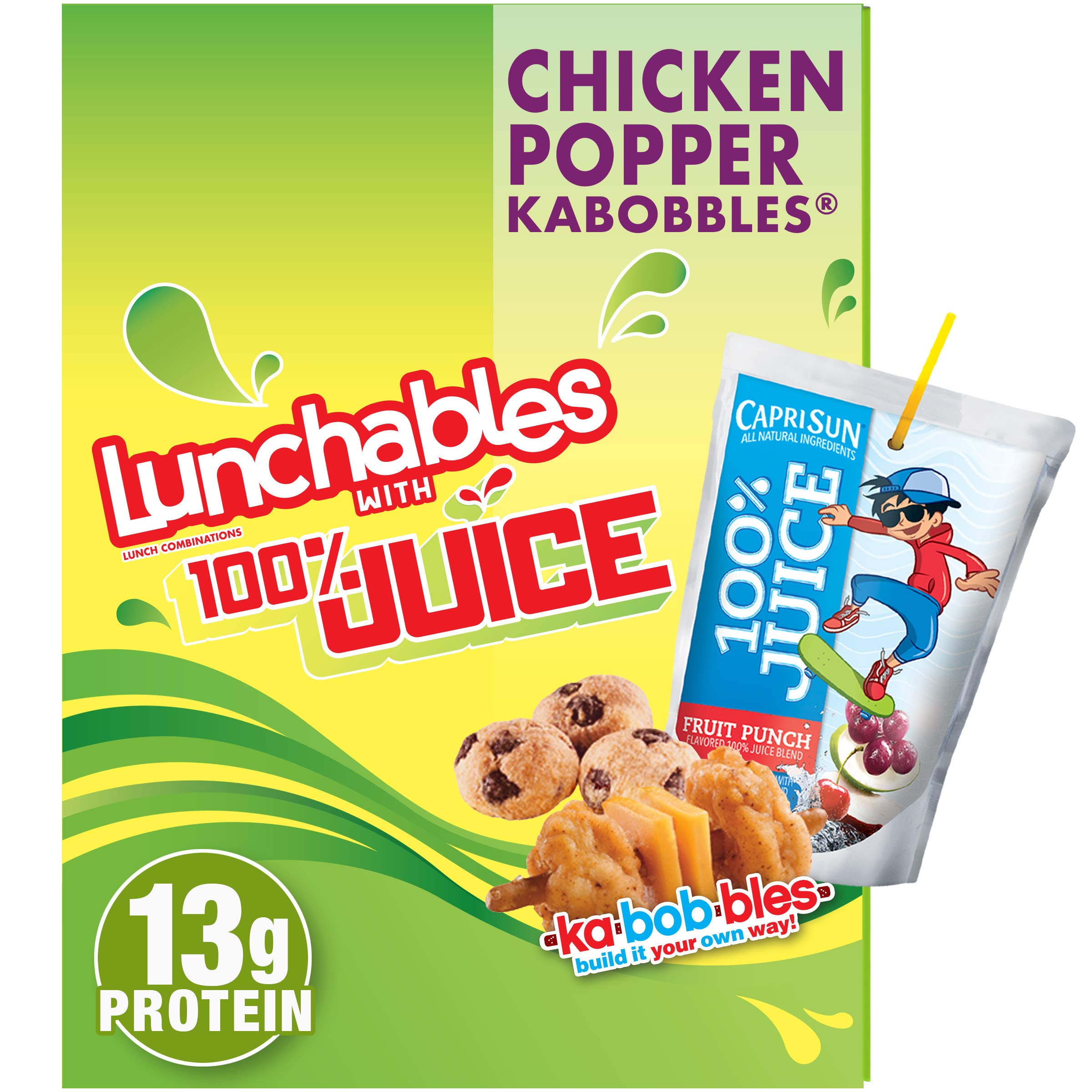 Buy Lunchables Chicken Popper Kabbobles Meal Kit with American Cheese ...