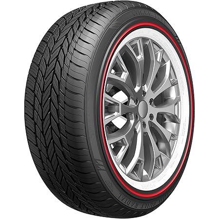 Amazon.com: Vogue Tyre Custom Built Radial RED STRIPE -All Season ...