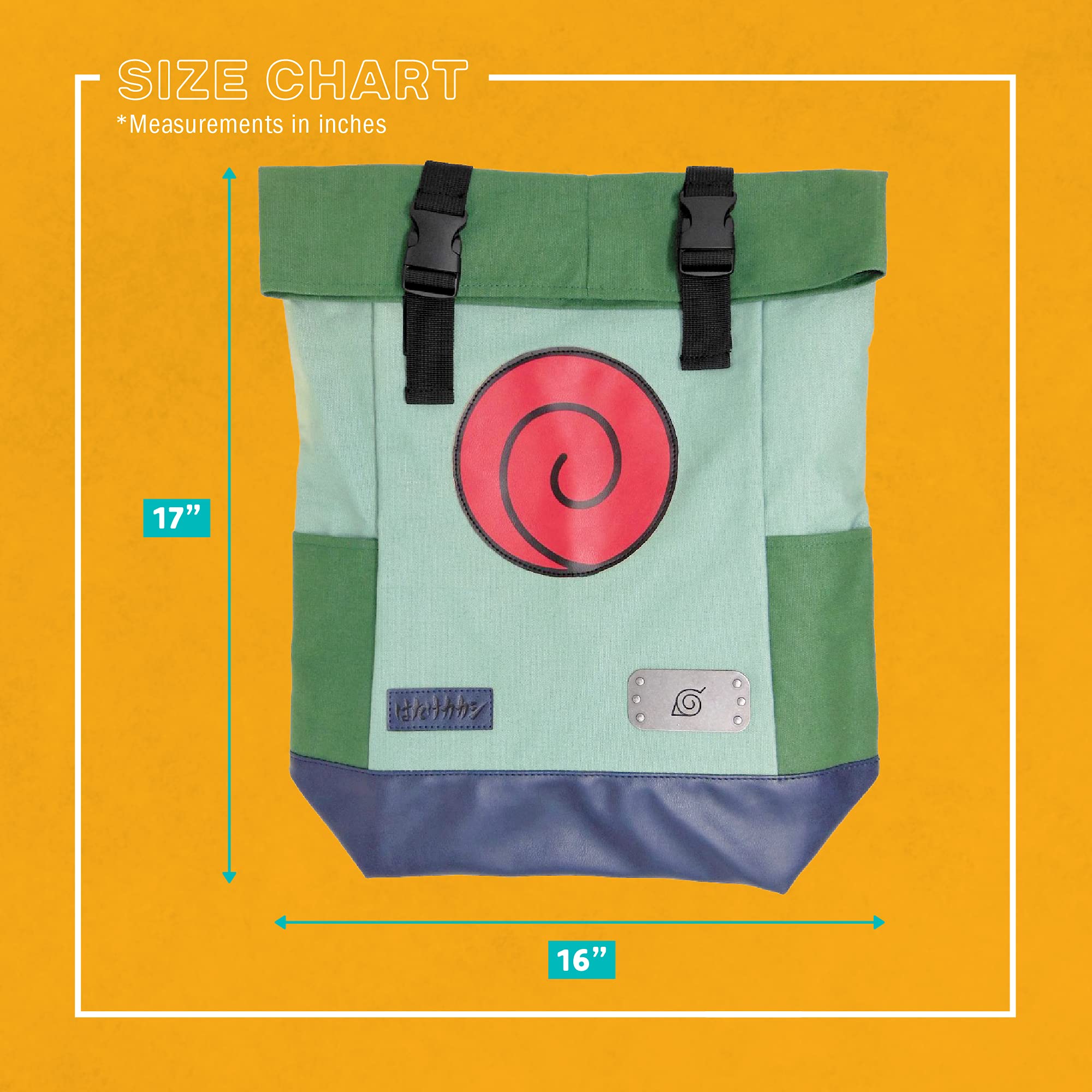 Naruto Shippuden Uzumaki Clan Logo Roll-Top Backpack- Buy Online in ...
