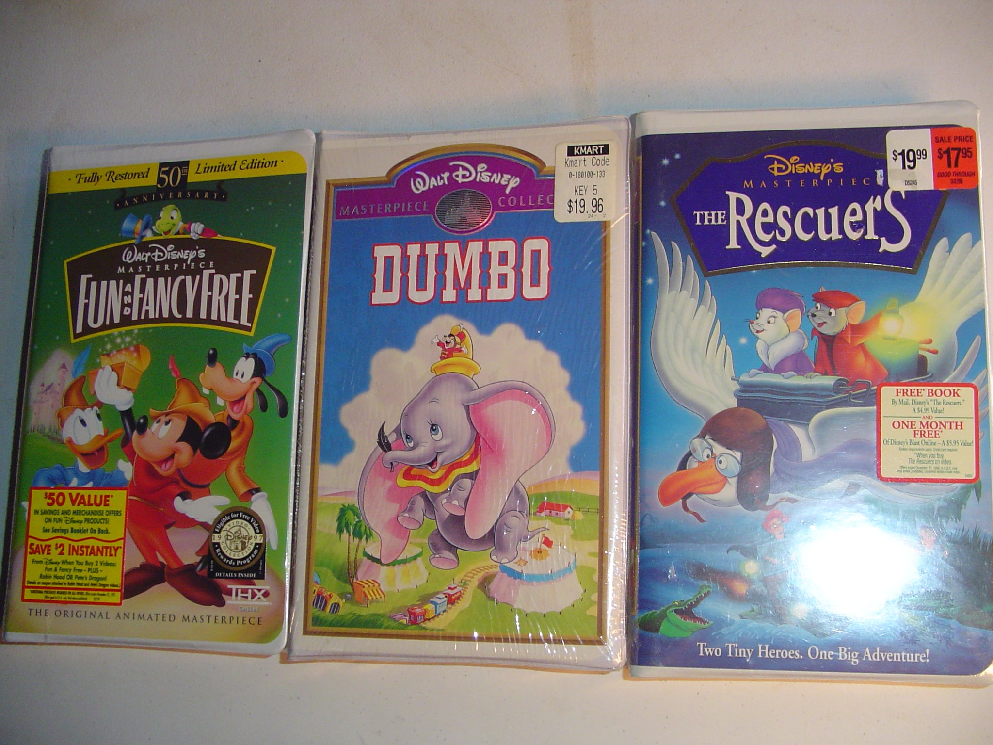 FUN And FANCY FREE VHS Video White Clamshell NEW SEALED, 57% OFF