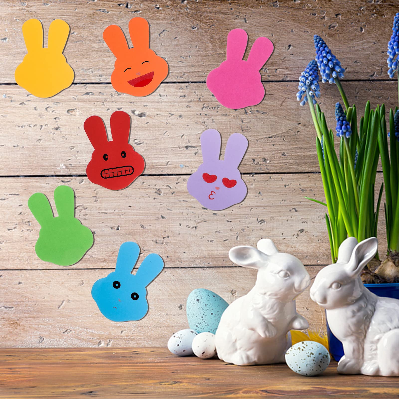 Snapklik.com : 72Pcs Bunny Rabbit Cutouts Paper Bunnies 6 Inch Bunny ...