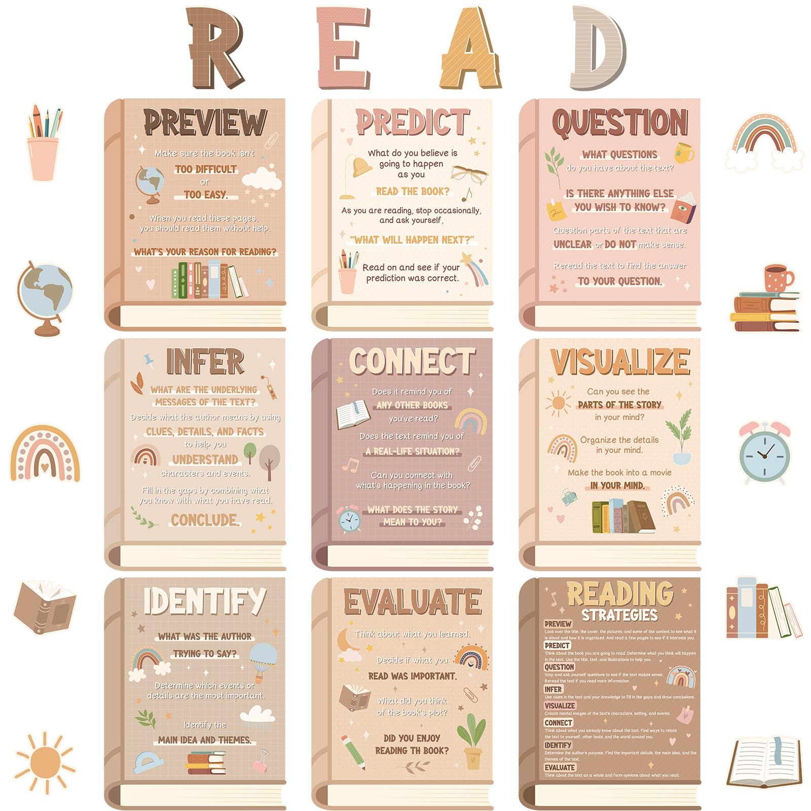 Snapklik.com : Pasimy Reading Posters Reading Strategies Posters ...