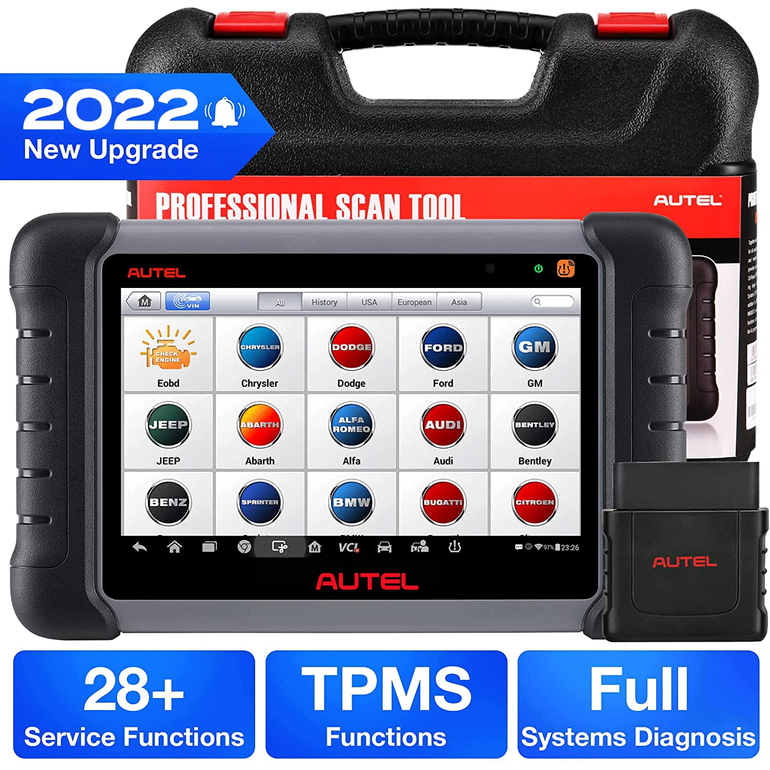 Buy AutelMaxiCOM MK808TS TPMS Relearn Tool, 2023 Newest Version of ...