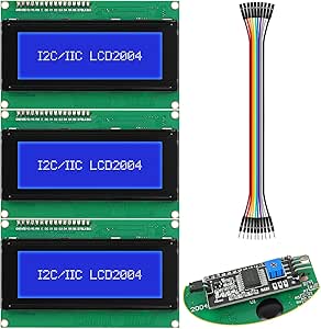 Amazon.com: 3PCS IIC/I2C 2004 LCD Screen, 20x4 Module Display with IIC ...