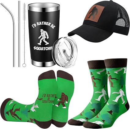 Amazon.com: HooLing 3 Pcs Christmas Sasquatch Gifts For Men Sasquatch ...