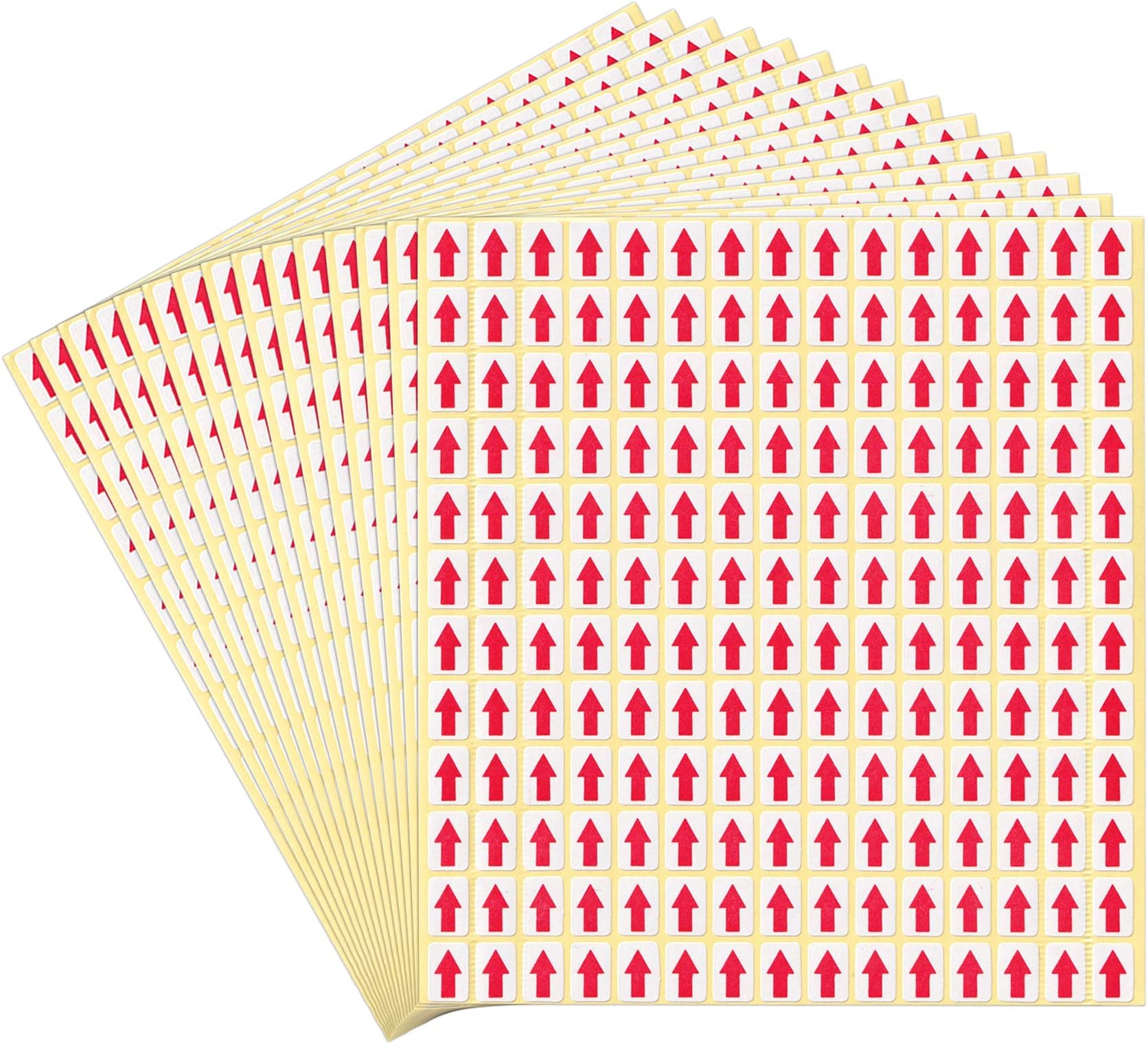 Amazon.com : ONLYKXY 500 Counts 1/2 Inch Small Rectangle Self Adhesive ...