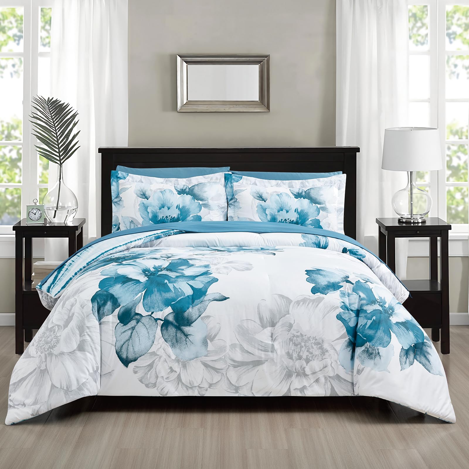 Amazon.com: Sunshine Nicole Soft Brushed Microfiber Comforter Set, 7 ...