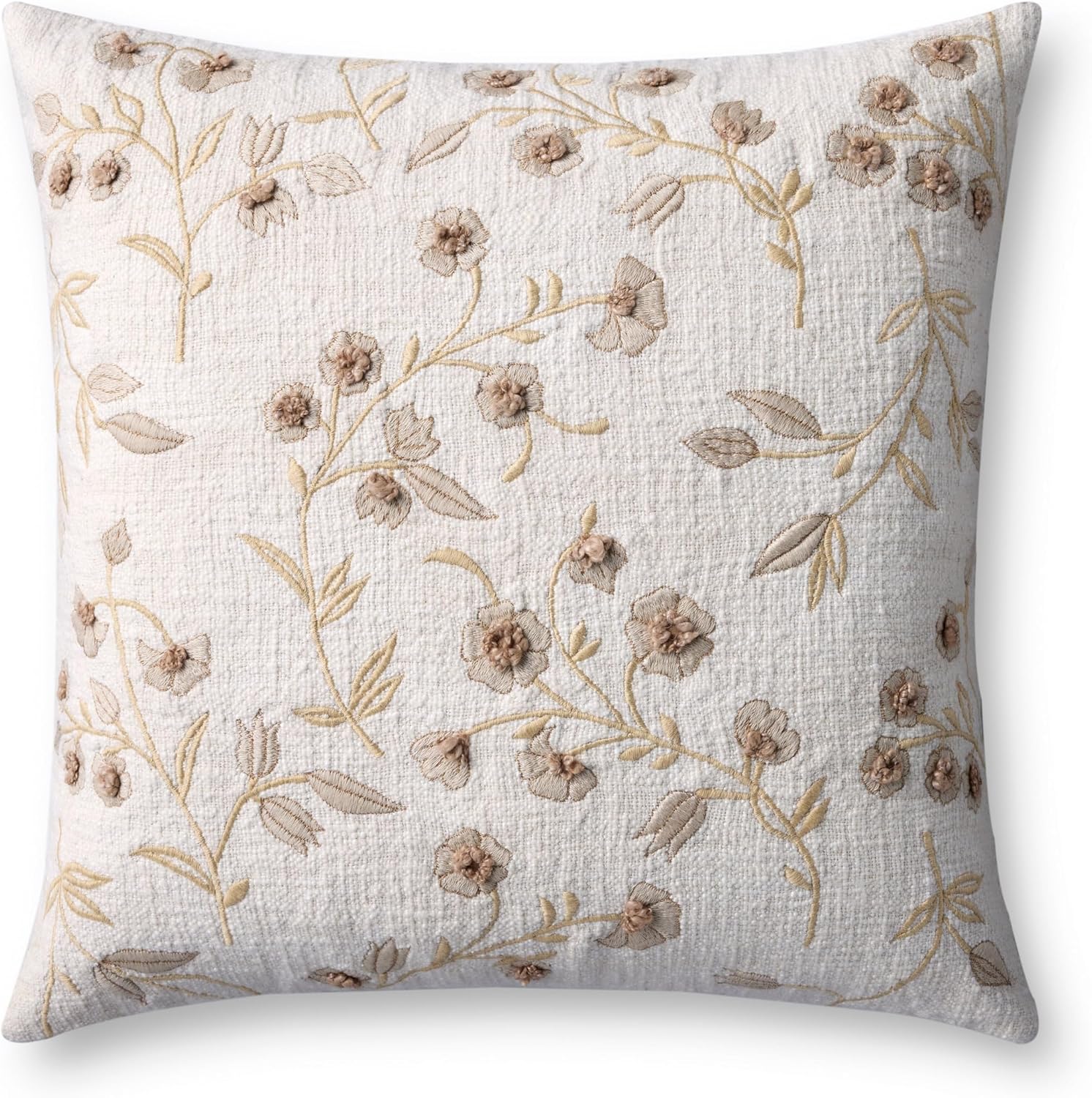 Amazon.com: Loloi II Collection PLL0140 Natural 18'' x 18'' Cover Only ...