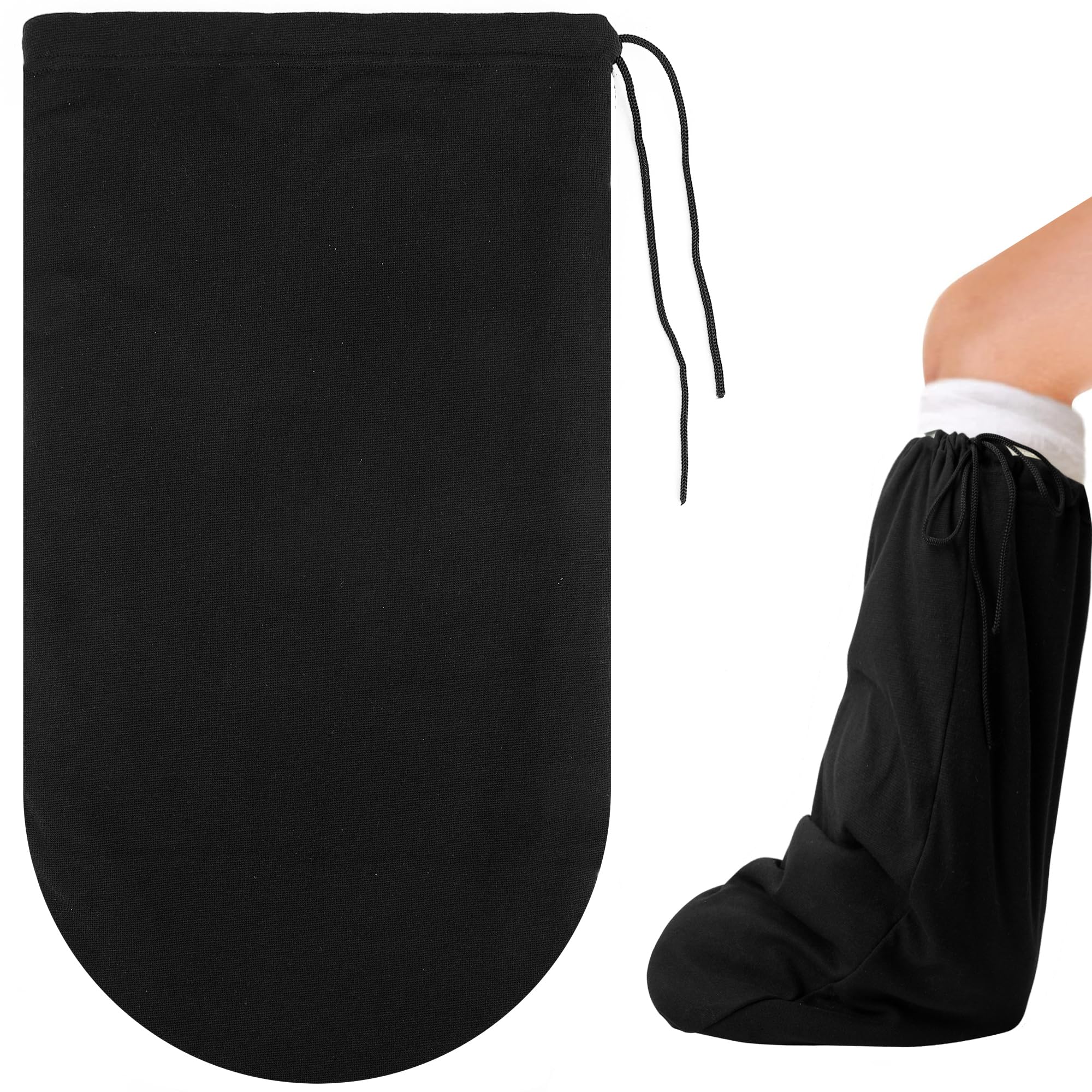 Shupakul 21 x 12.5 Inch Leg Cast Cover- Adjustable Drawstring Foot Cast ...