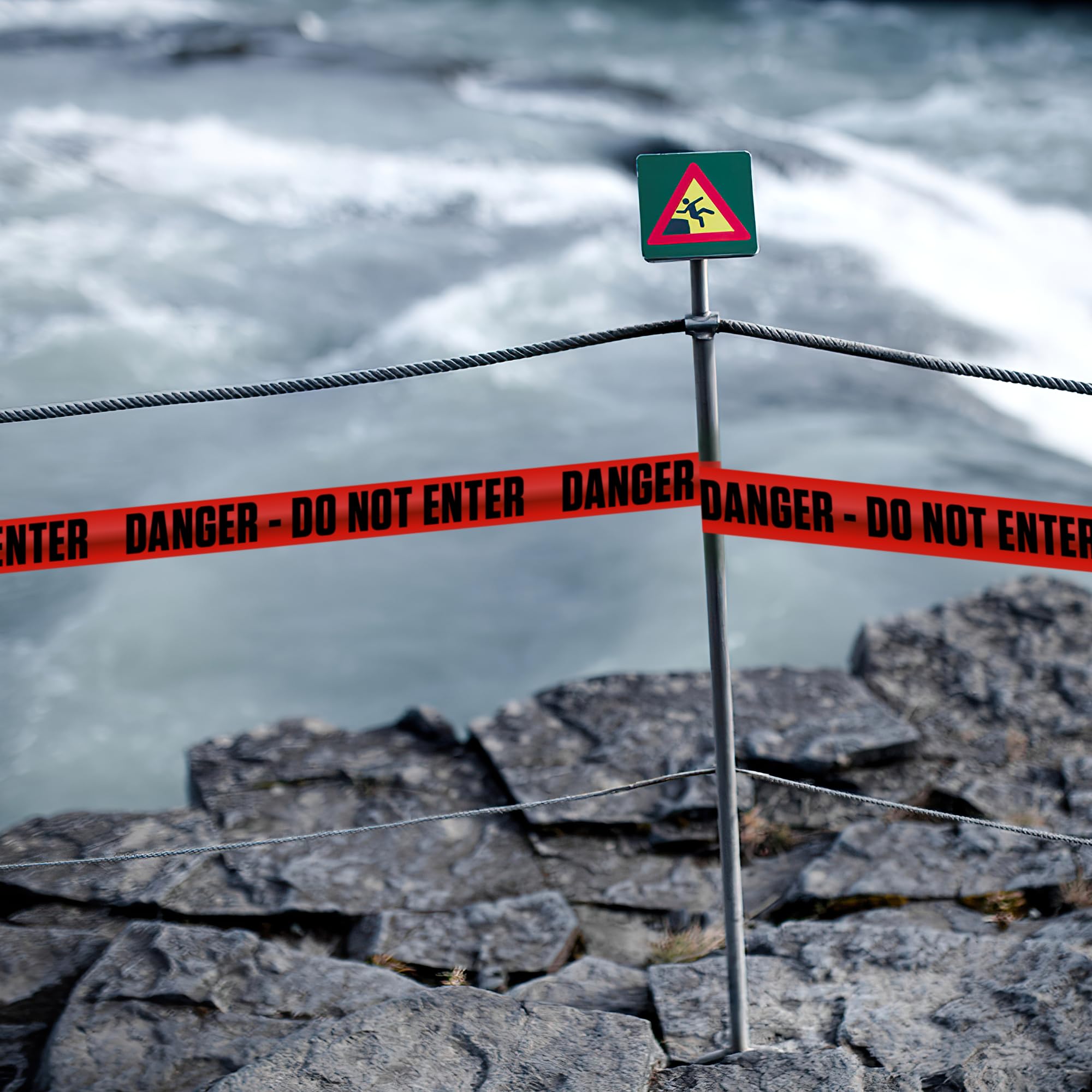 Snapklik.com : ATERET Premium Danger Do Not Enter Tape 1-Pack 3 Inch X ...