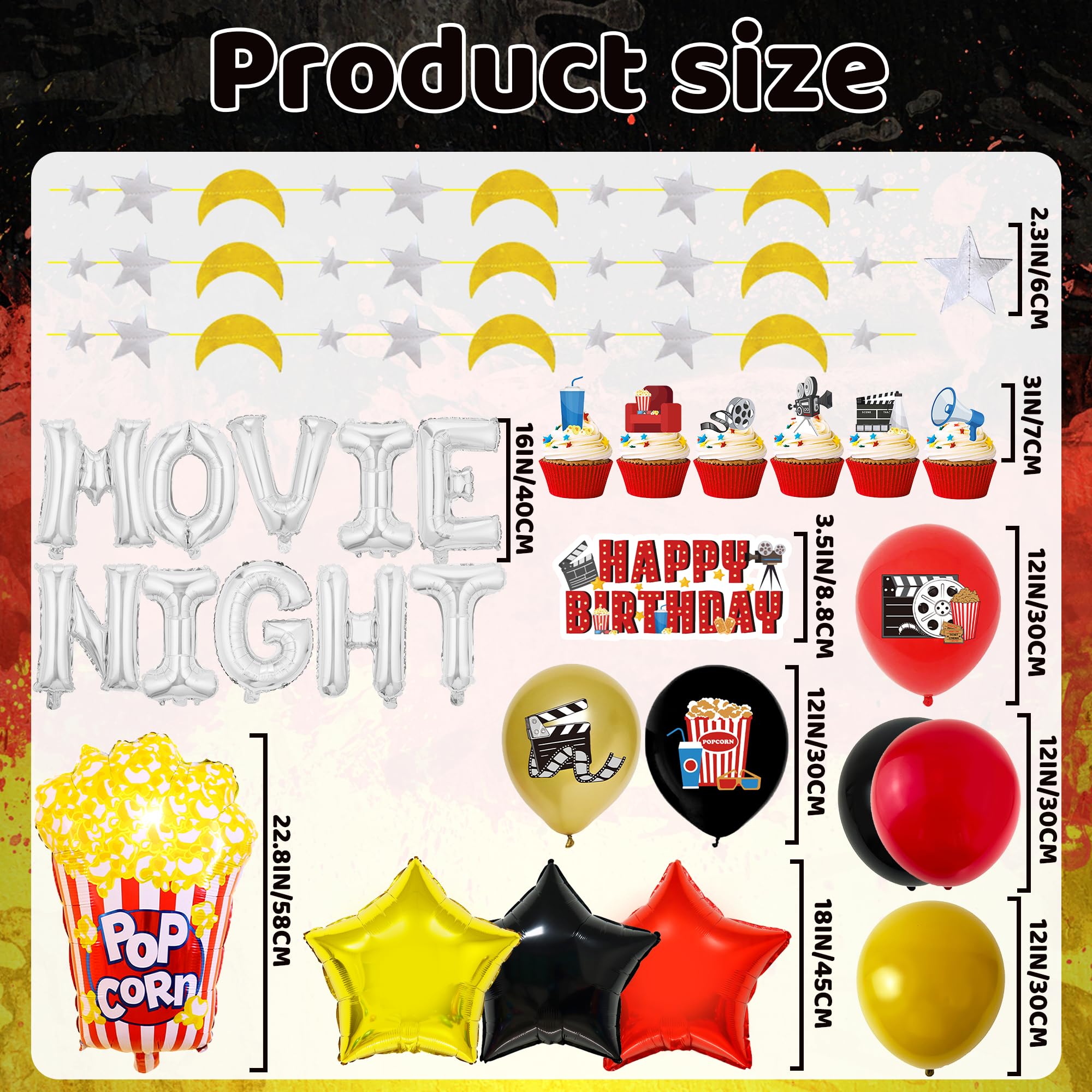 Movie Night Accessories Party Decorations – Movie Themed Party ...