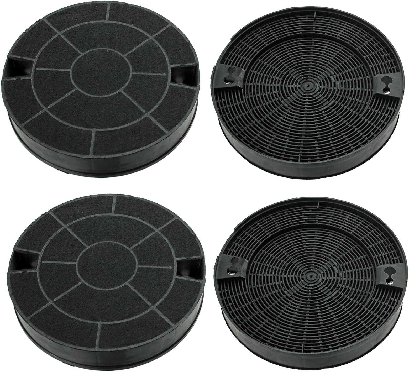 SPARES2GO Active Carbon Vent Filter for Stoves Cooker Hood Extractor ...