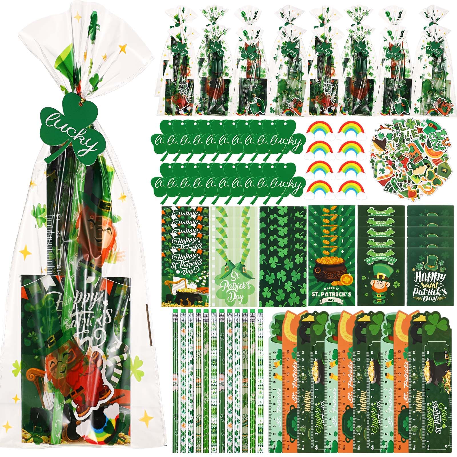Amazon.com: Supervitae 194 Pcs St Patrick's Day Party Favors Bulk St ...