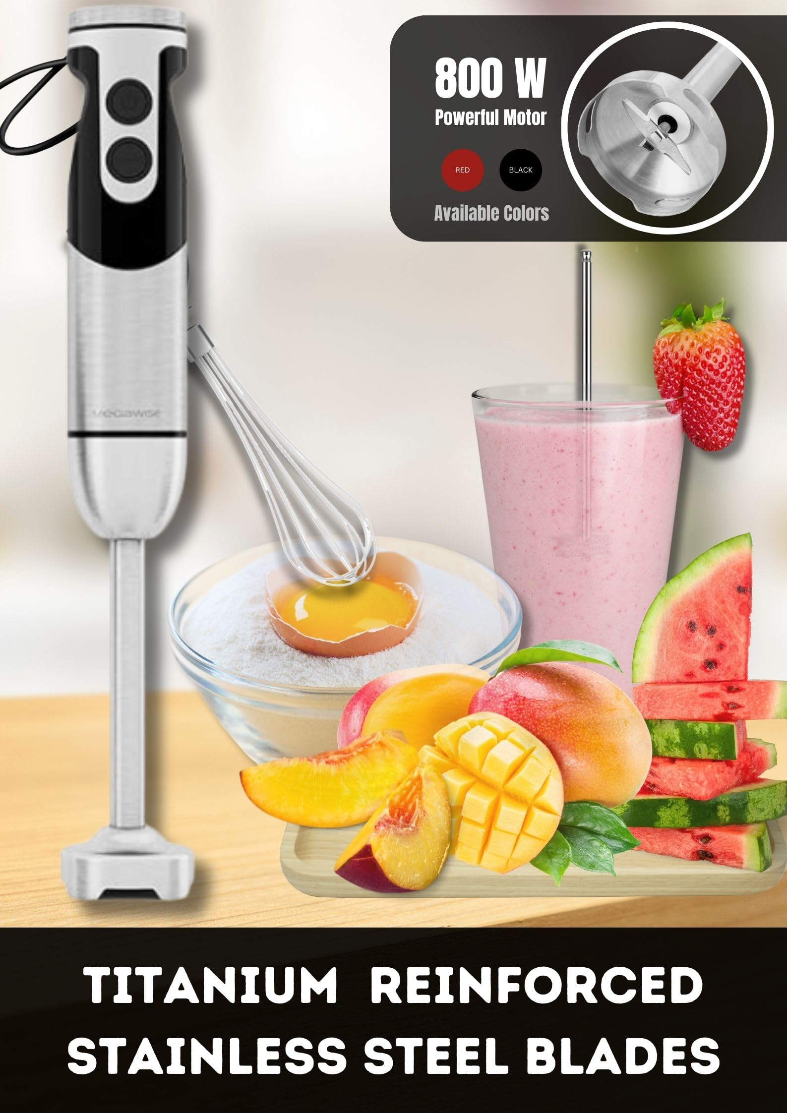 500 Ml Immersion MegaWise 5-in-1 Immersion Set With Variable Speed ...