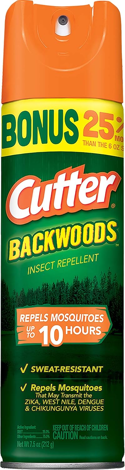 Amazon.com: Cutter 96281 HG-46281 Backwoods Insect Repellent (Aerosol ...