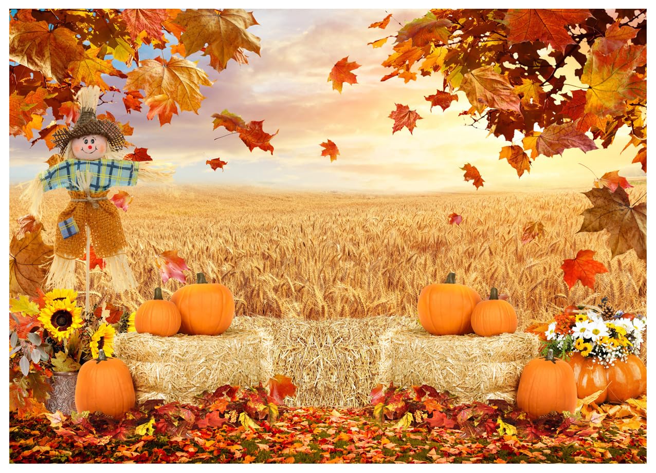 Amazon.com : WOLADA Fall Backdrop Autumn Backdrop Fall Backdrops for ...