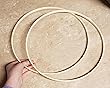 Amazon.com: 12 Pack Wooden Bamboo Floral Hoop Large Wooden Wreath Hoop ...