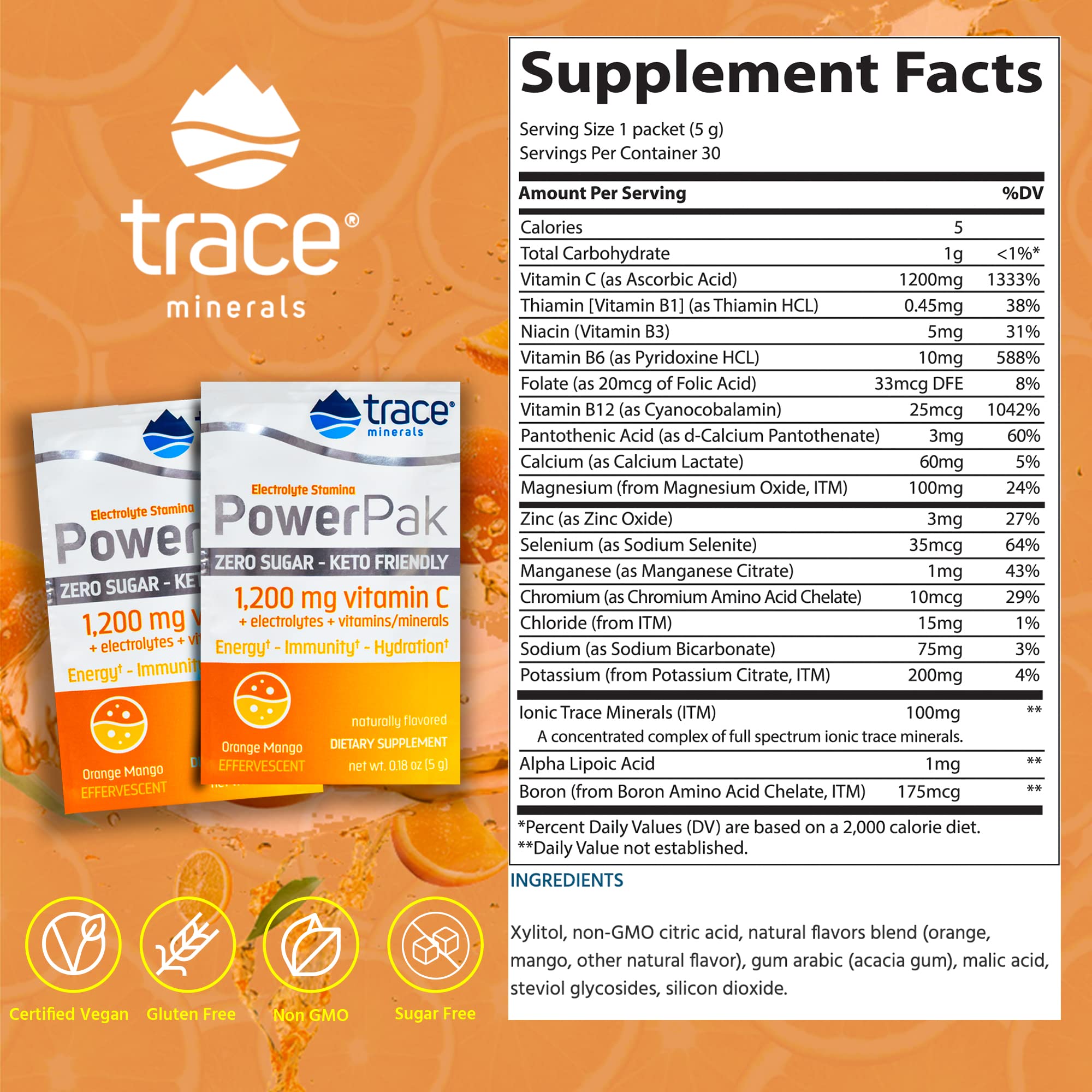 Snapklik.com : Trace Minerals Power Pak Sugar Free Electrolyte Powder ...