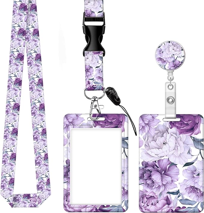 Amazon.com : Badge Reels Retractable with Carabiner Reel Clip, ID Name ...