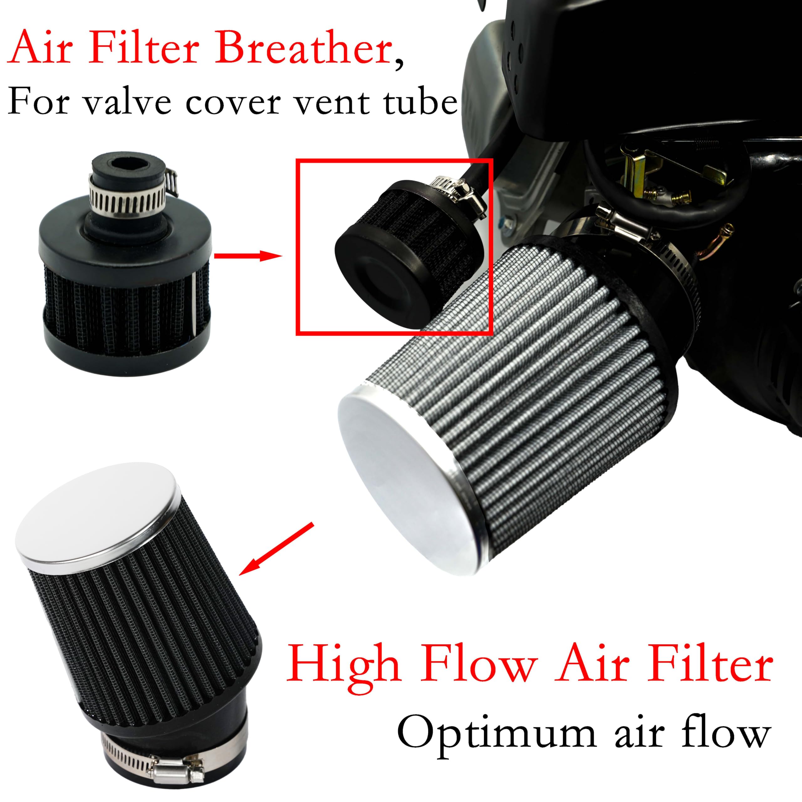 Snapklik.com : JMCHstore Performance Carburetor Carb Air Filter Adapter ...