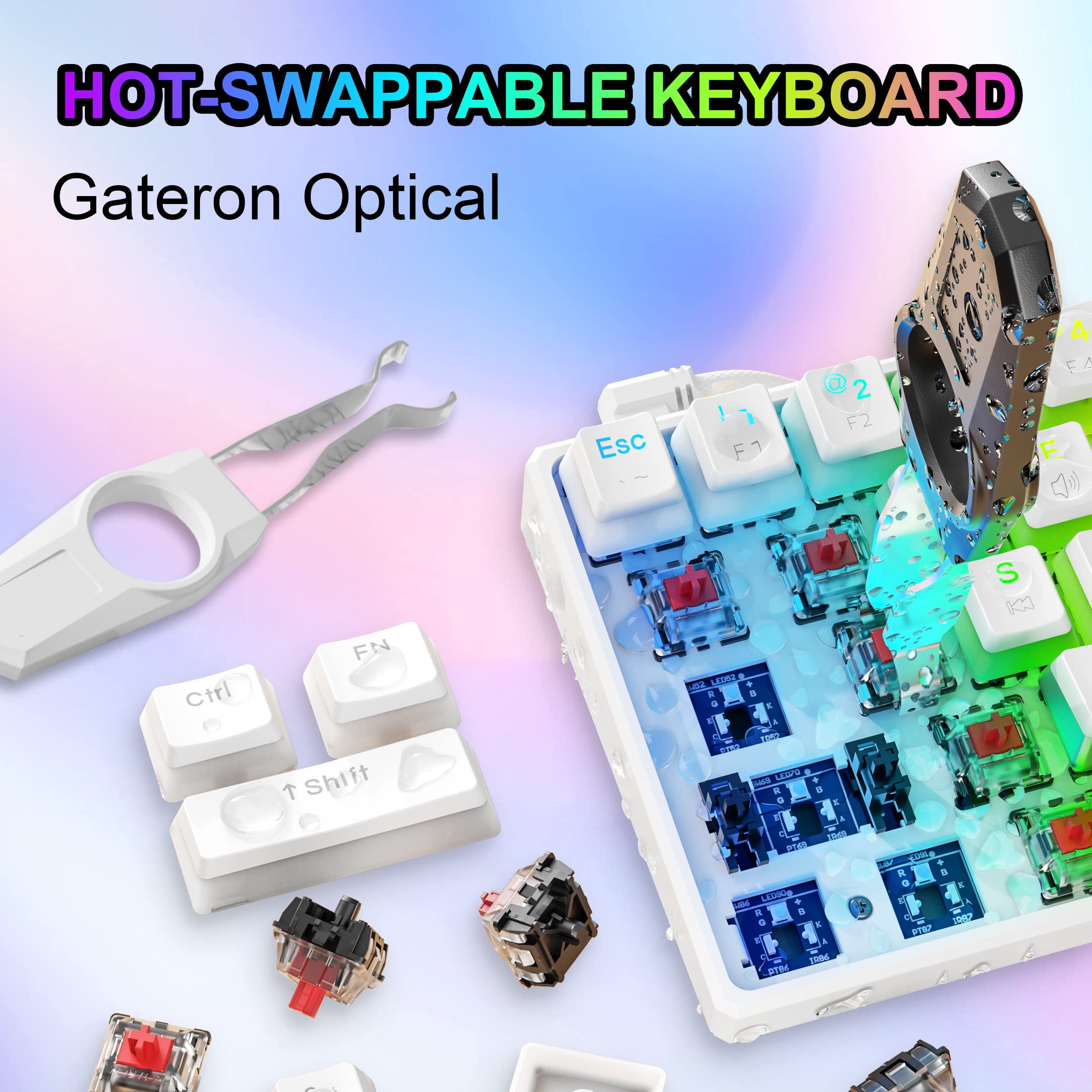 Tezarre RGB Backlit 60% Mecha...B0BDM4ZVQR | Encarguelo.com