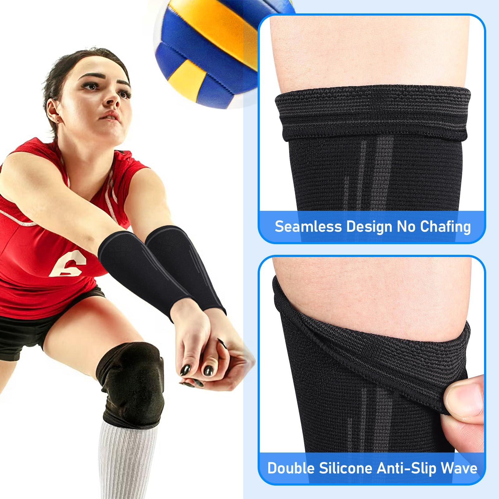 Snapklik.com : TOBWOLF 1 Pair Volleyball Arm Sleeves, S Size ...