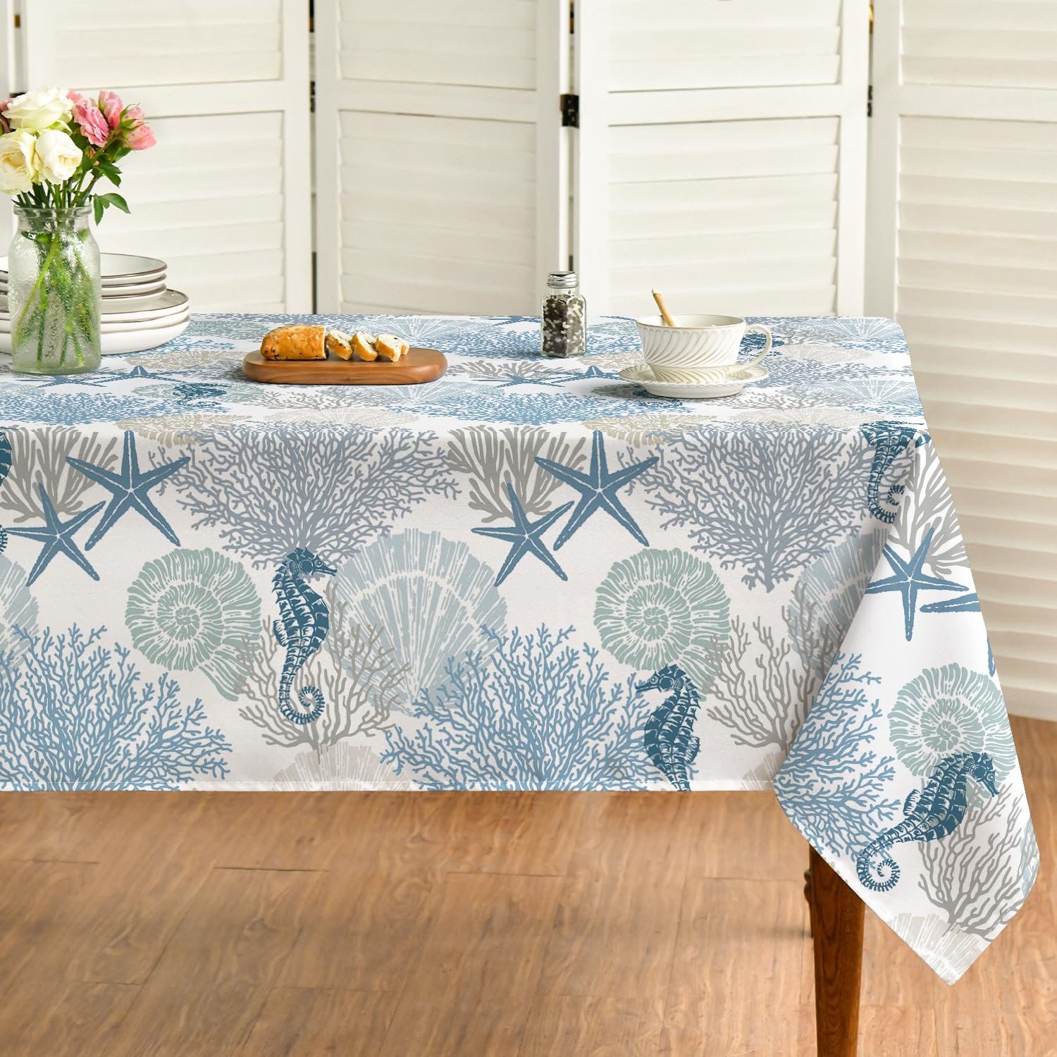 Amazon.com: Horaldaily Summer Tablecloth 52×70 Inch Rectangular ...
