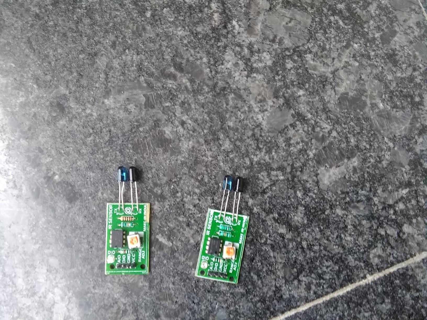 Easy Electronics 2 Pcs IR Proximity Sensor for line follower and ...