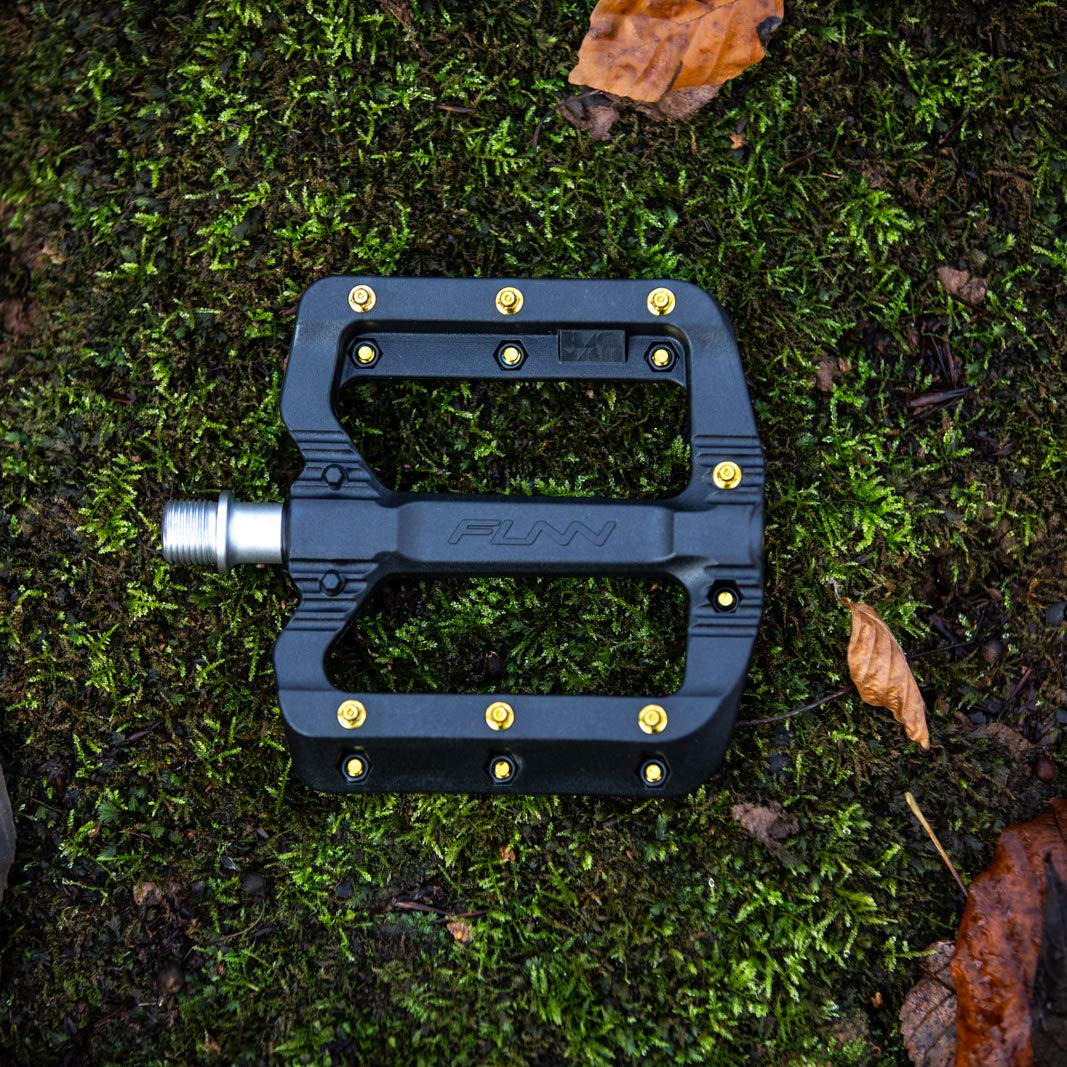 Snapklik.com : Funn Black Magic Plastic Flat Mountain Bike Pedal Set ...