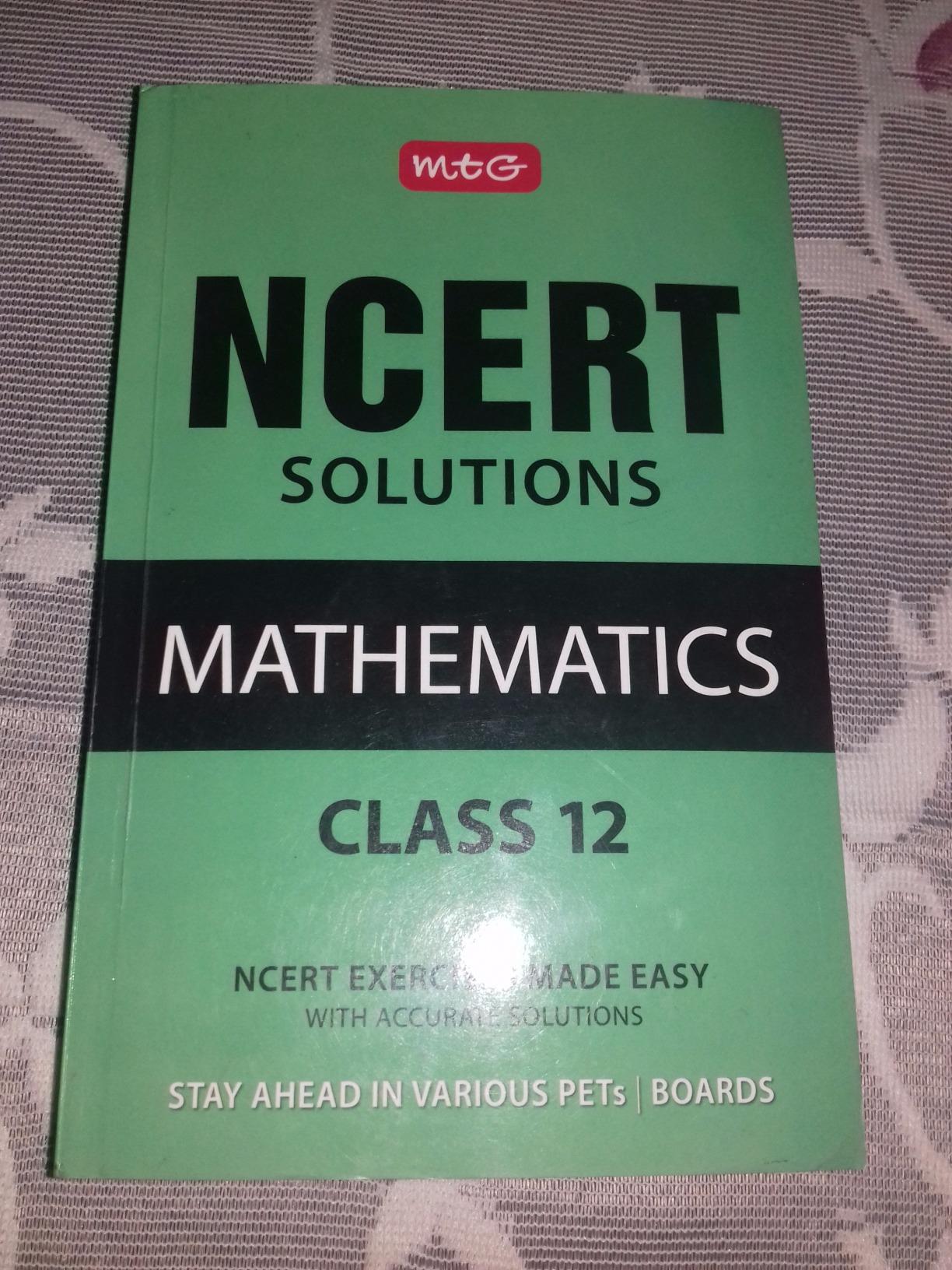 NCERT Solutions Mathematics Class - 12 : MTG Editorial Board: Amazon.in ...