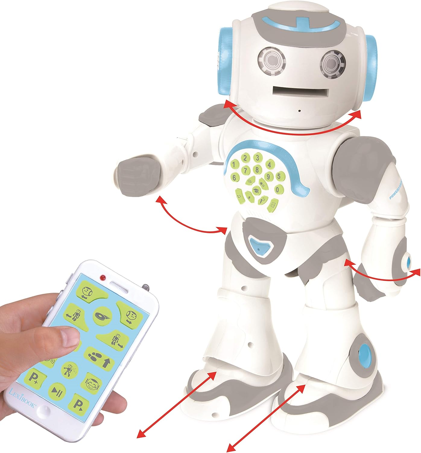 Powerman Max – Remote Control Walking Talking Toy Robot STEM ...