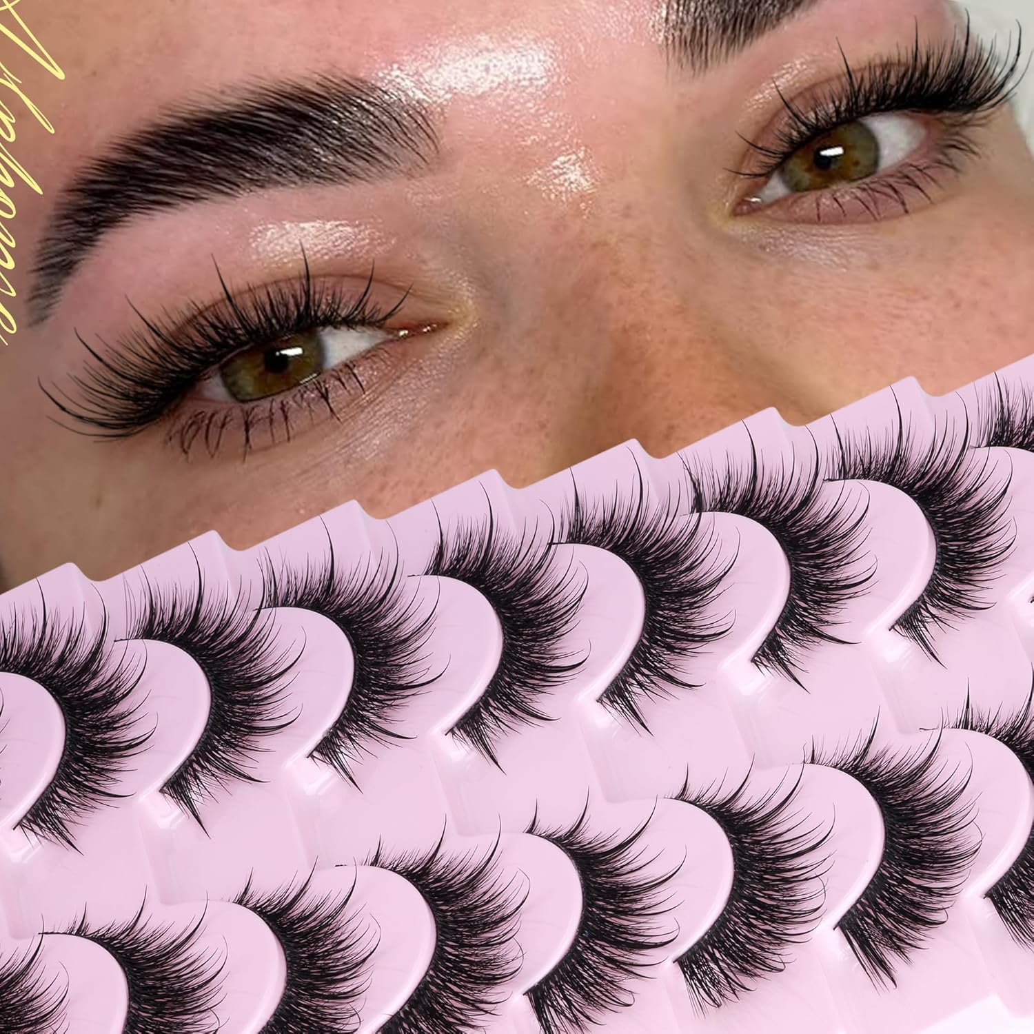 Amazon.com: Manga Lashes Anime False Eyelashes with Spikes Fake Lashes ...