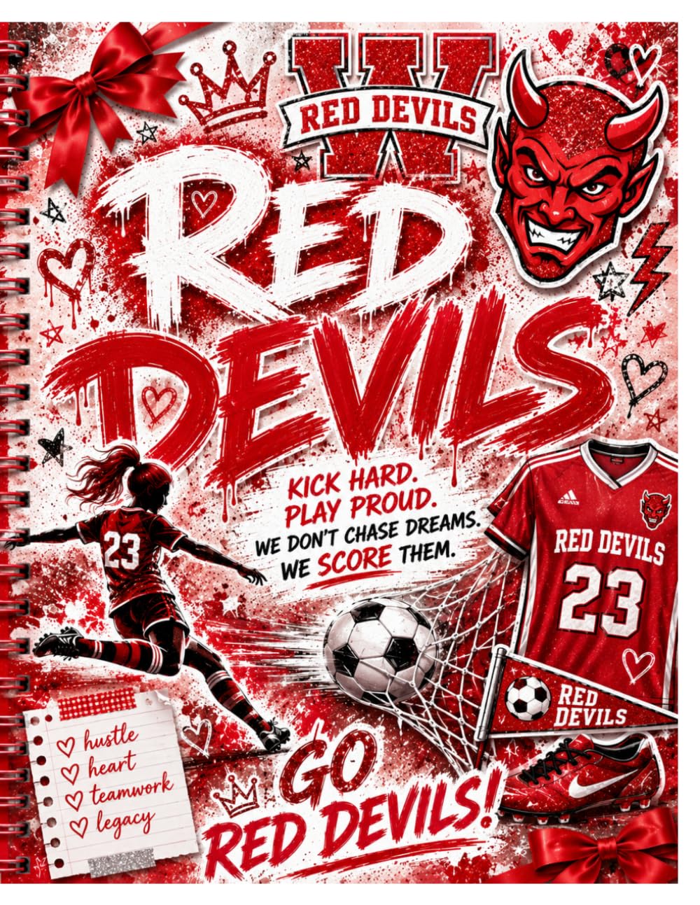 Red Devils Soccer Journal: Arcangeli, Tonya: Amazon.com: Books