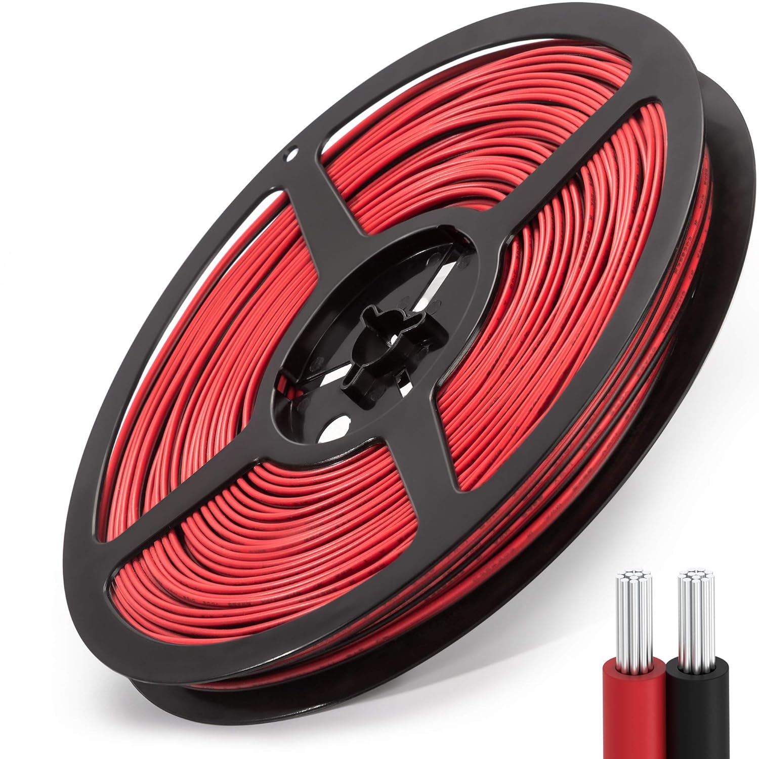 65.6Ft 22AWG Electrical Wire, 20M Extension Cable Wire Cord JACKYLED ...