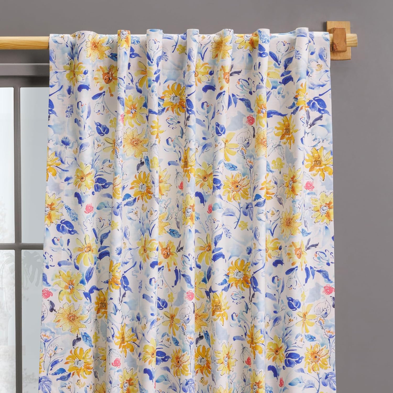 Amazon.com: Maison d'Hermine Curtains for Living Room 100% Cotton 84 ...