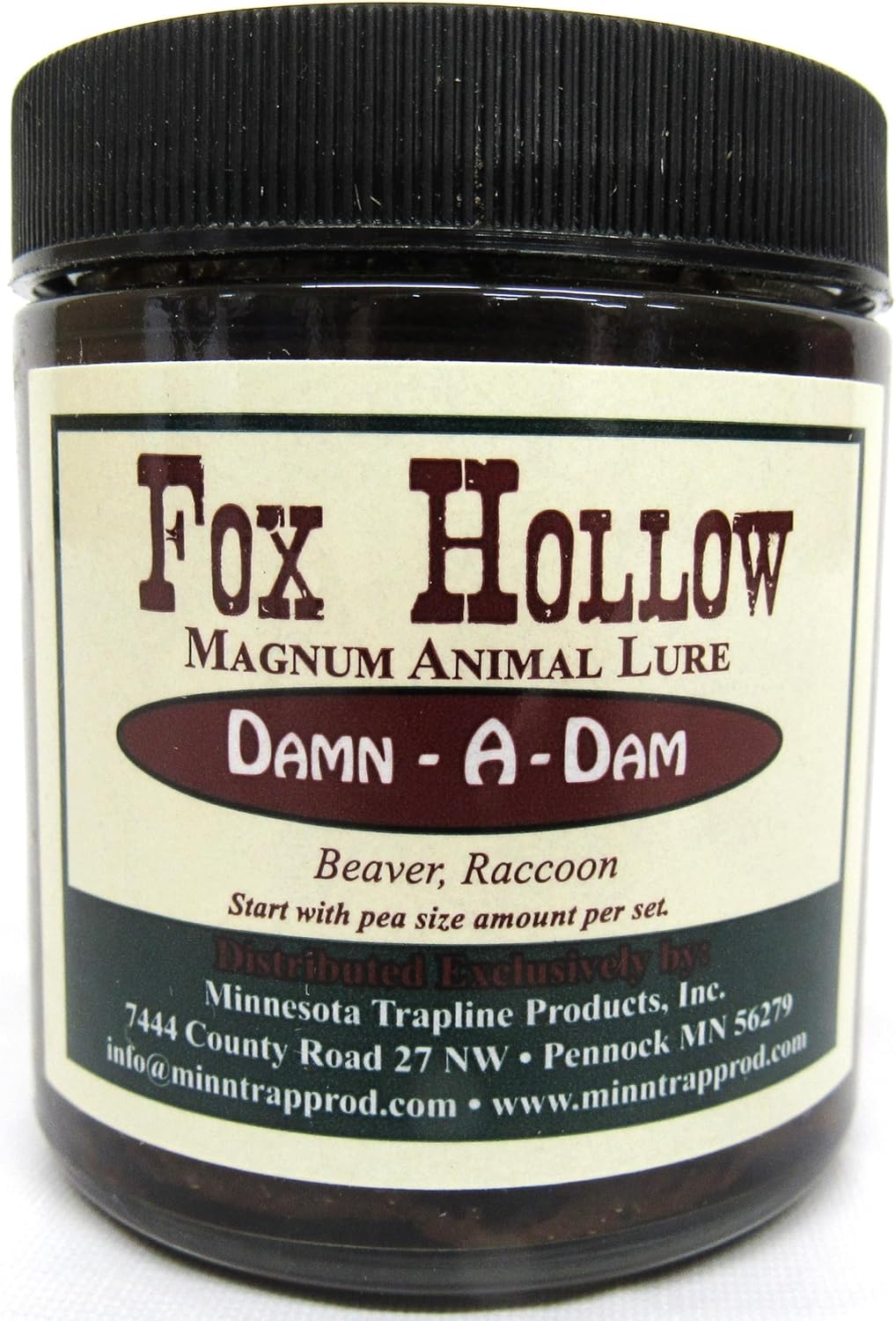 Amazon.com : Damn-A-Dam - Beaver Lure - Fox Hollow 4 Ounce Jar : Sports ...