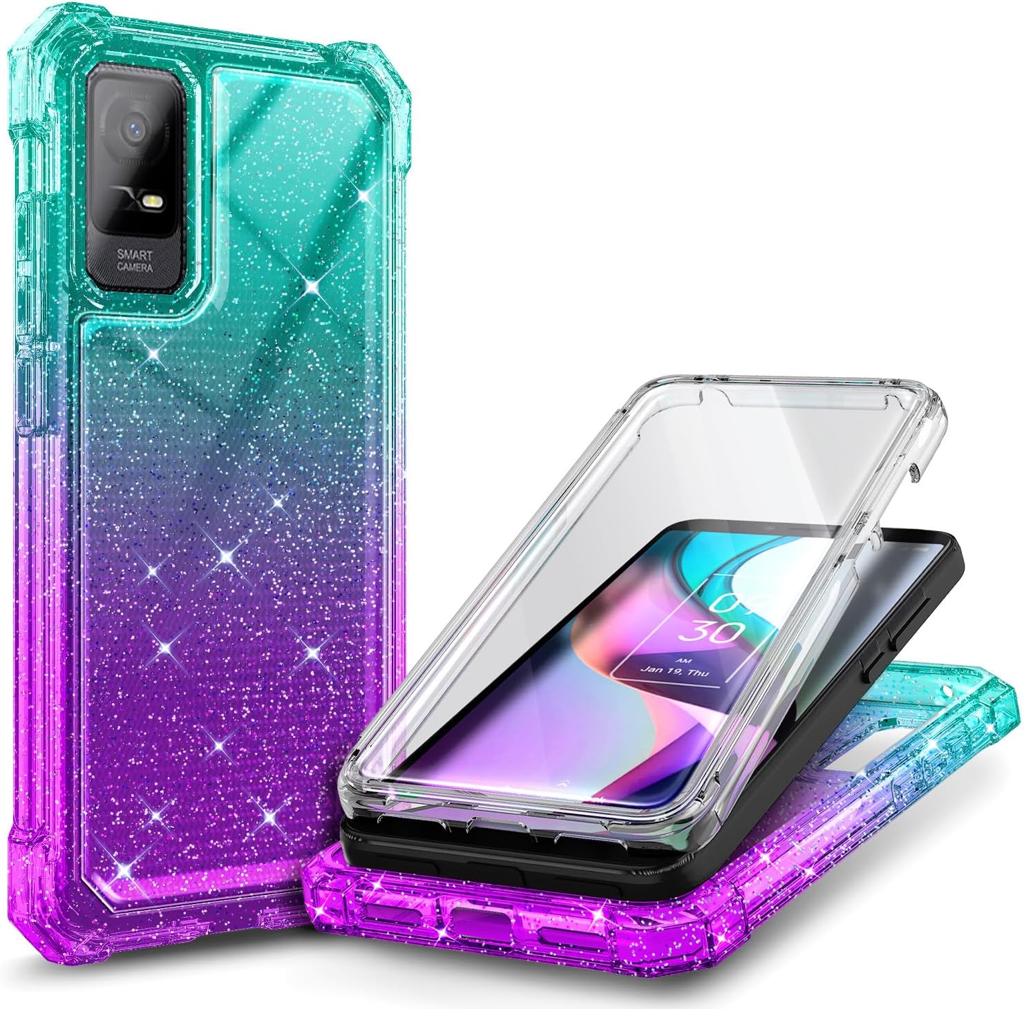 Amazon.com: NZND Designed for TCL ION X Case, TCL ION V with [Built-in ...