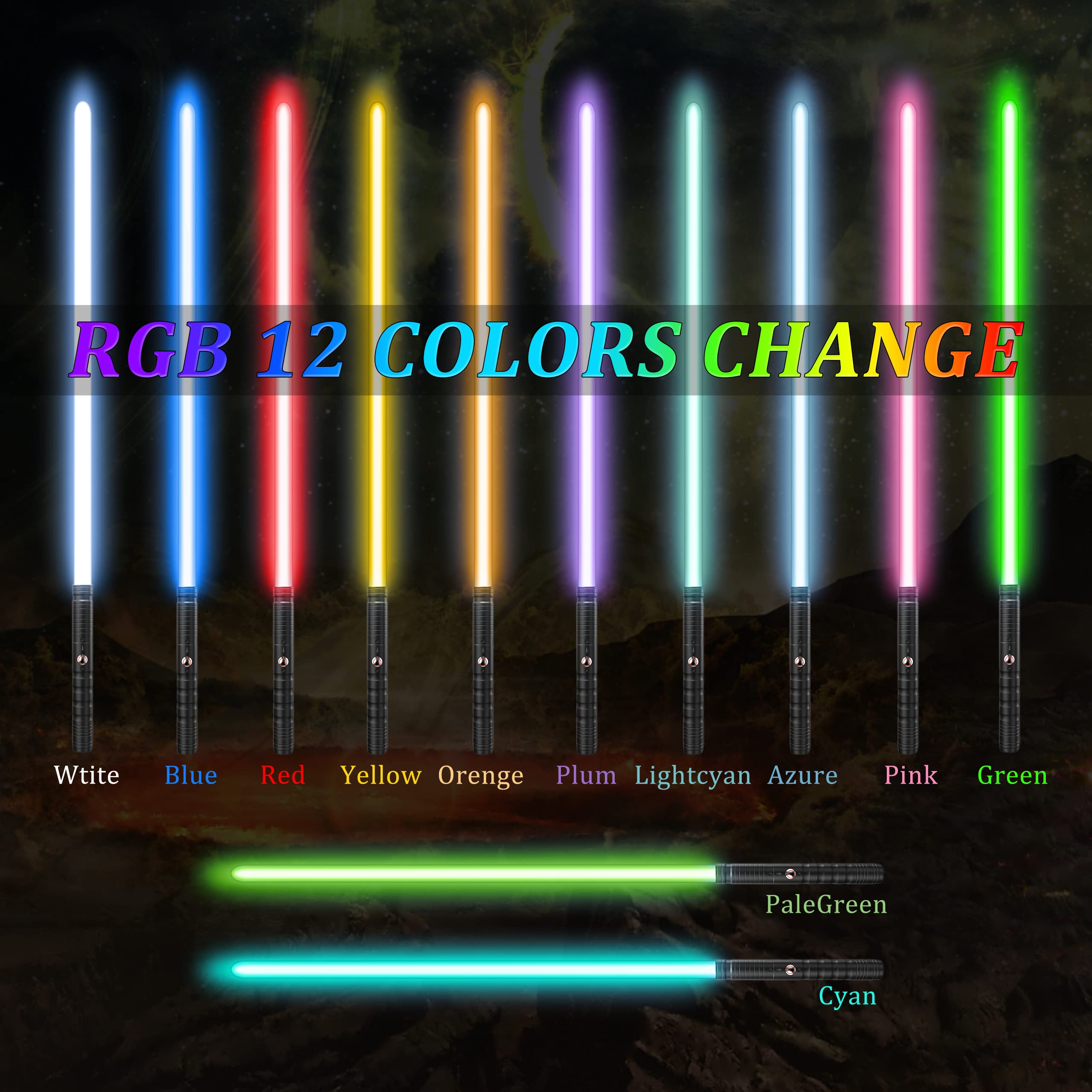 Snapklik.com : Jvmusaber Dueling Lightsaber Toy, RGB USB C Charge Light ...
