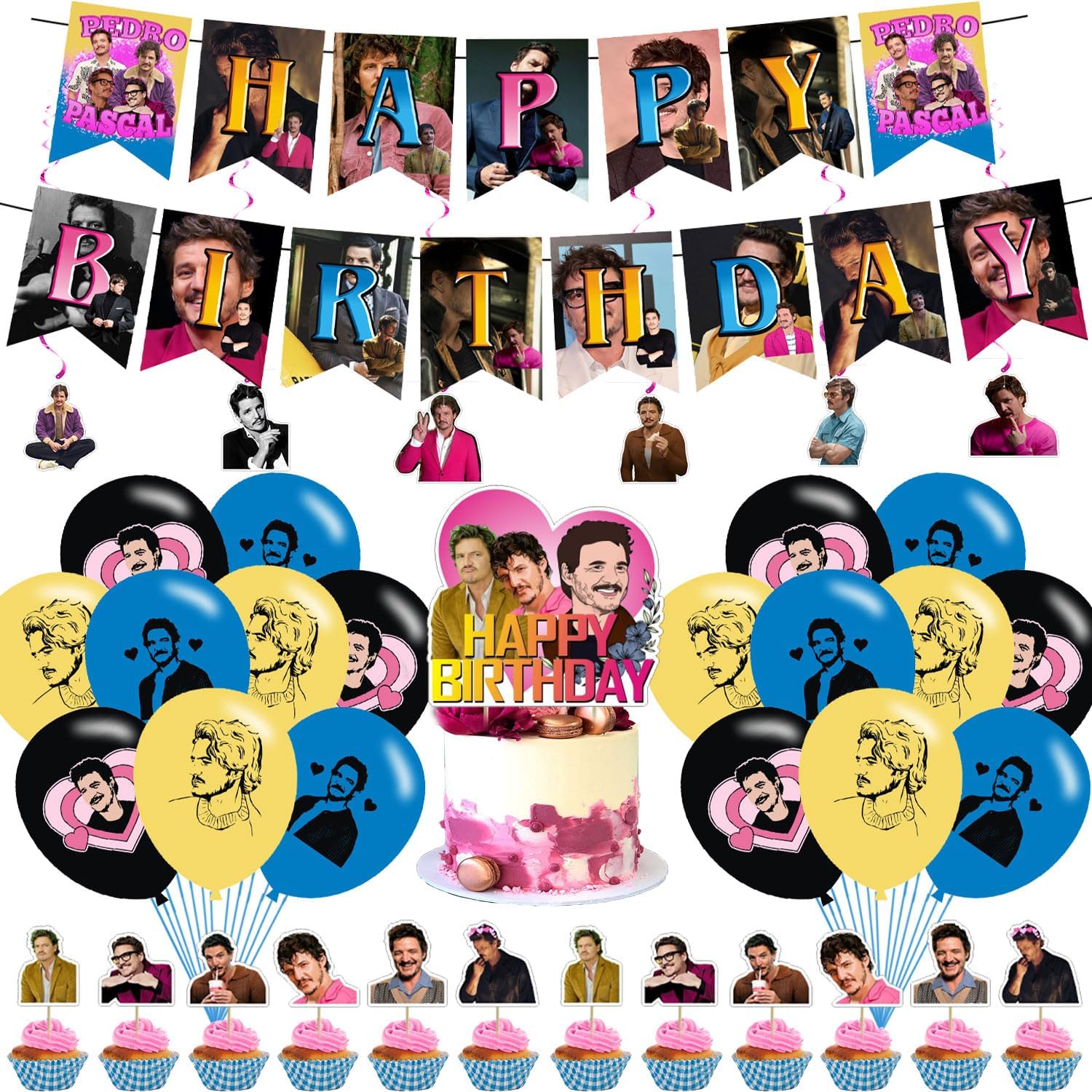 Amazon.com: 𝓟𝓮𝓭𝓻𝓸 𝓟𝓪𝓼𝓬𝓪𝓵 Birthday Party Supplies, 𝓟𝓪𝓼𝓬𝓪𝓵 Party ...