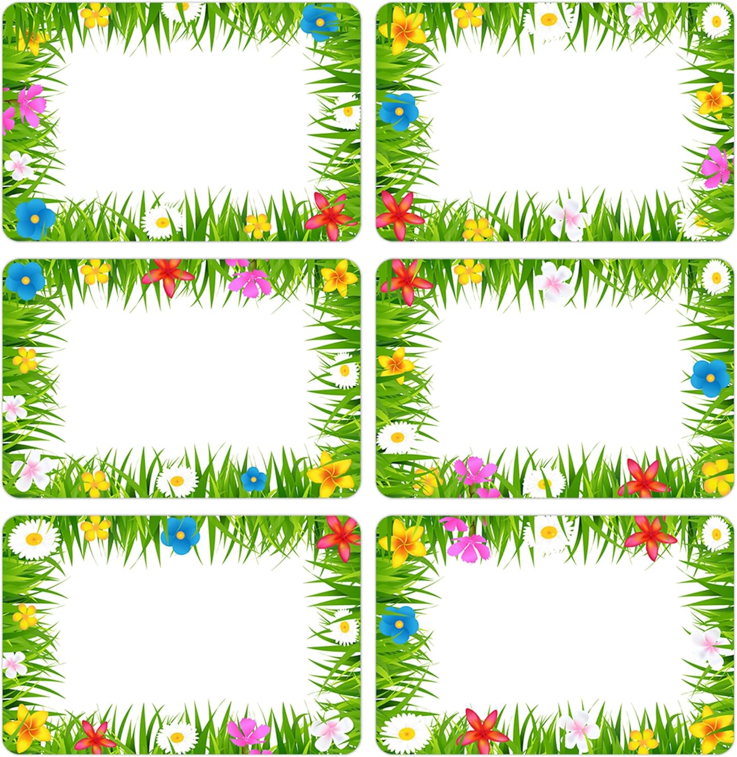 Amazon.com: Wonmon 180PCS Spring Name Tags Stickers, Green Spring ...