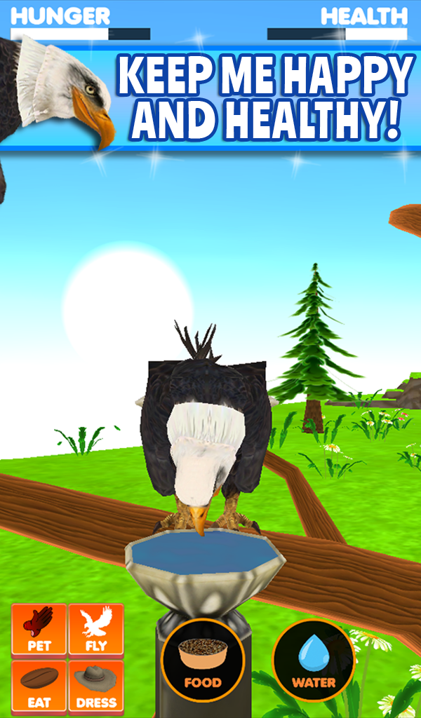 Virtual Pet Bald Eagle - App on the Amazon Appstore