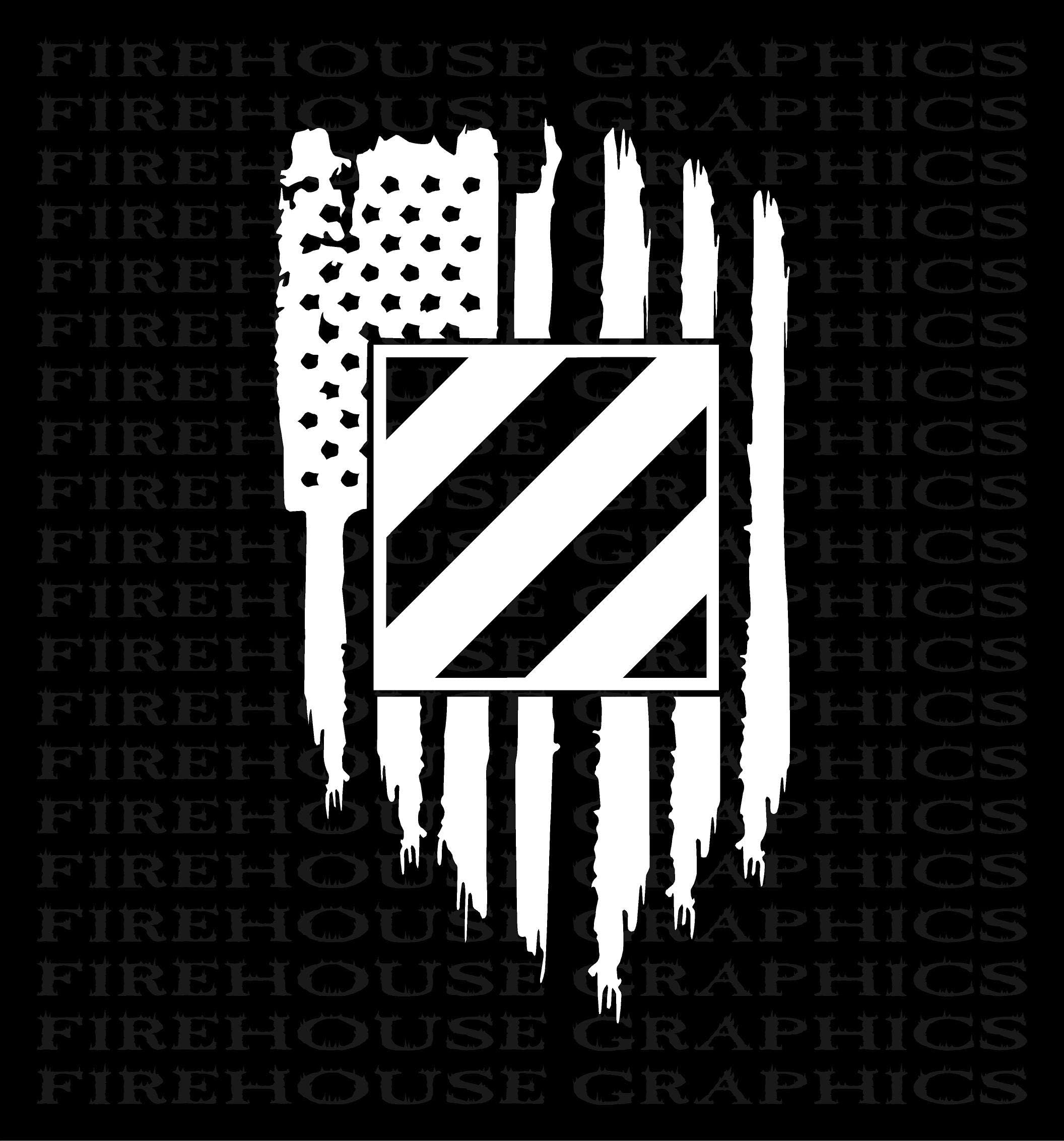 Amazon.com: US Army 3rd Infantry Division Veteran Patch Sticker Diecut ...