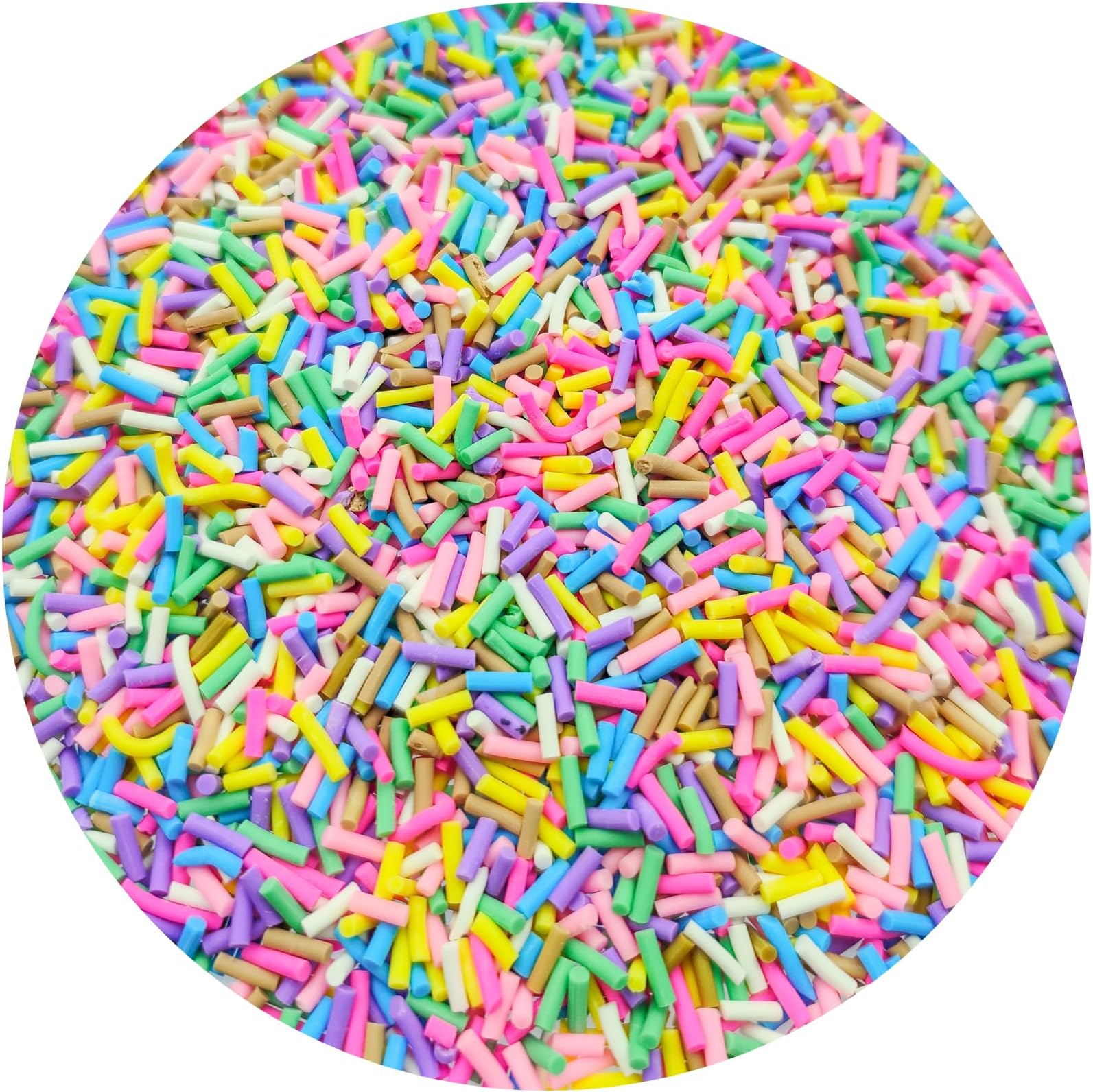 Amazon.com: Mulutoo 100g Resin Fake Sprinkles Fake Candy Sprinkles Clay ...