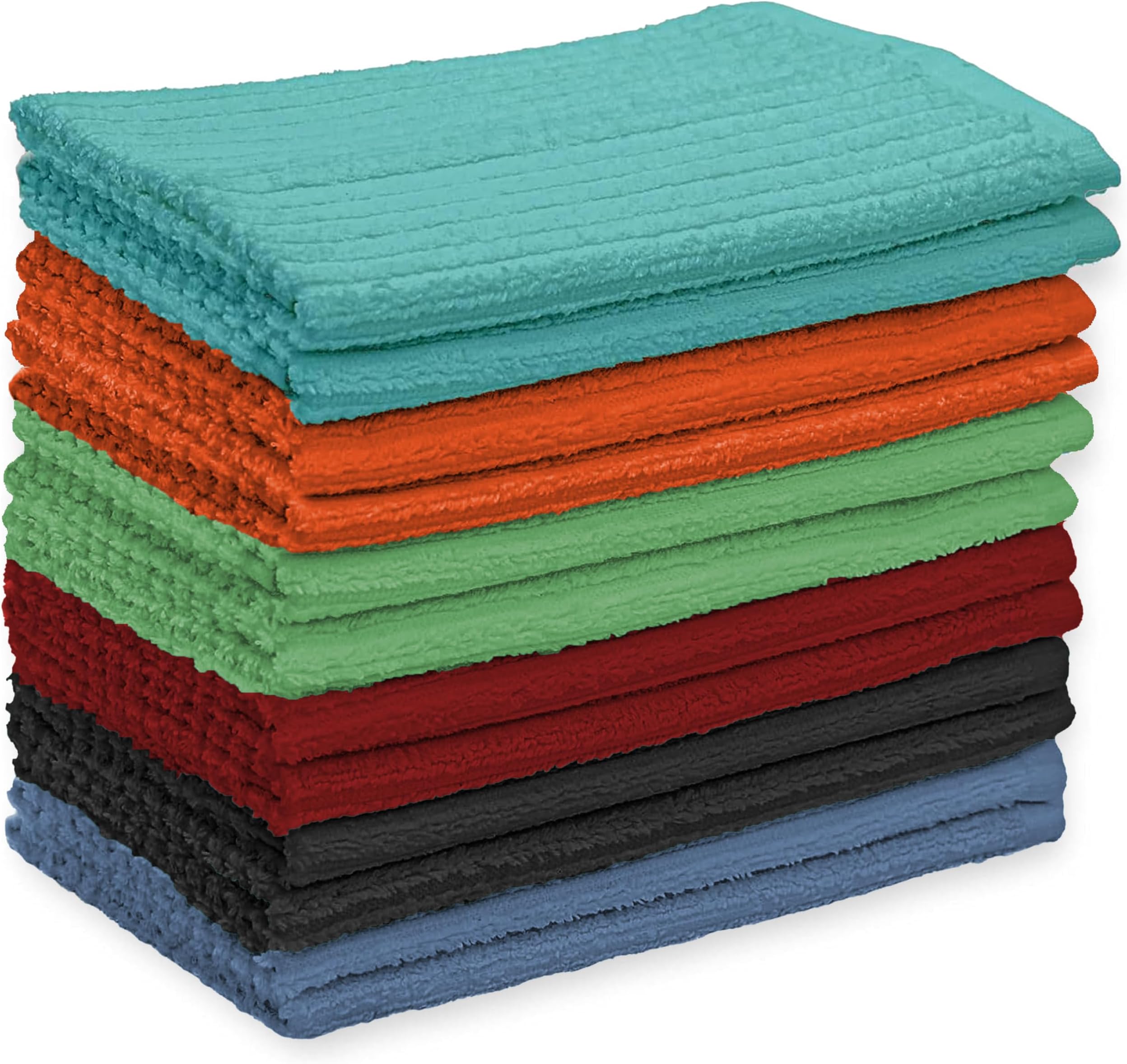 Amazon.com: DecorRack 100% Cotton Bar Mop Towels, Kitchen Dish Cloths ...