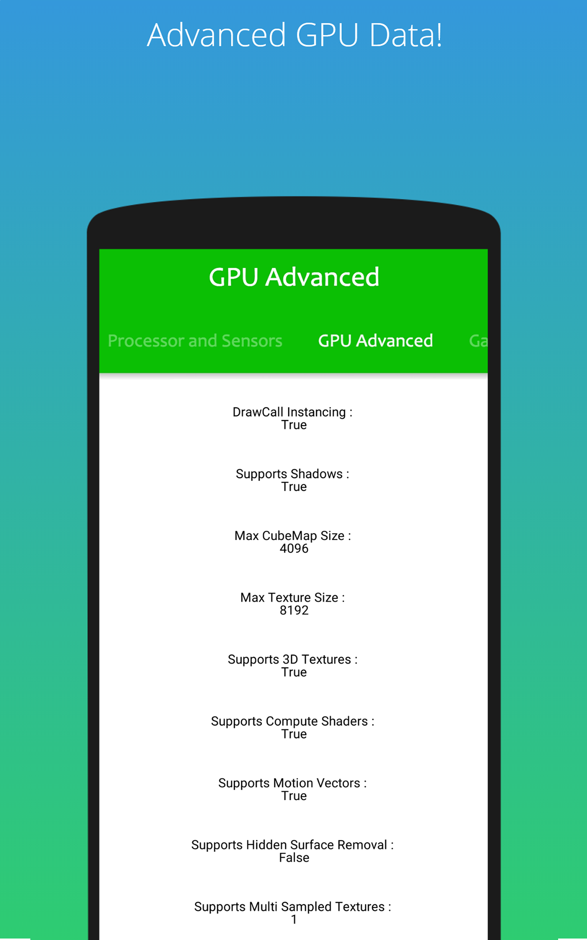 GPU Inspector - Inspect GPU And CPU Data - App on Amazon Appstore