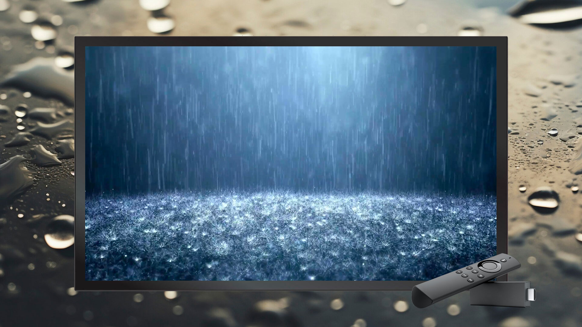 Calm Nights - Sleep Aid with Soothing Rain and Thunder Sounds for Fire ...