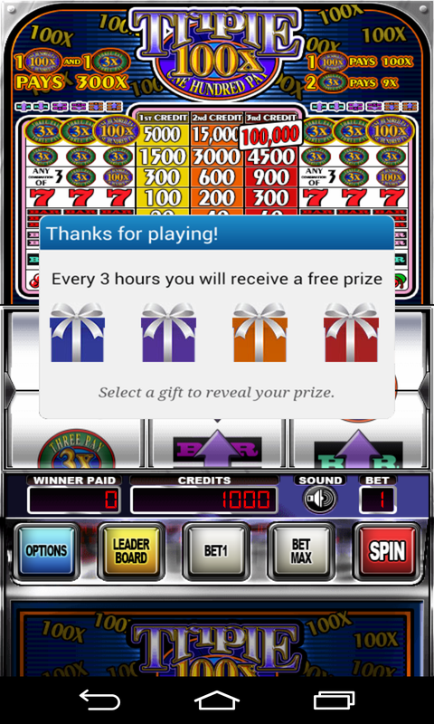 Triple 100x Pay Slot Machine - App on Amazon Appstore