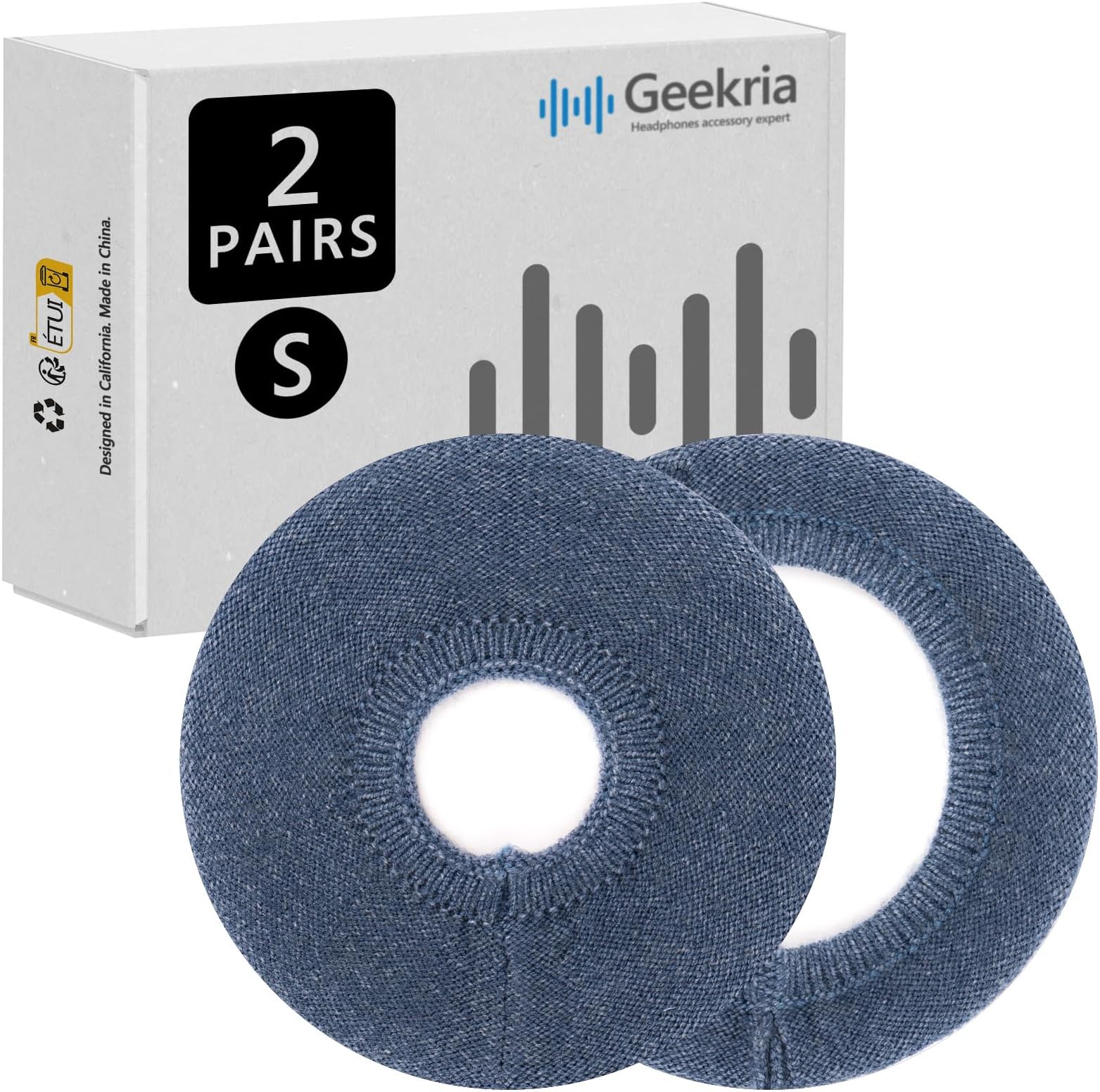 Amazon.com: Geekria 2 Pairs Knit Headphones Ear Covers (Product Safety ...