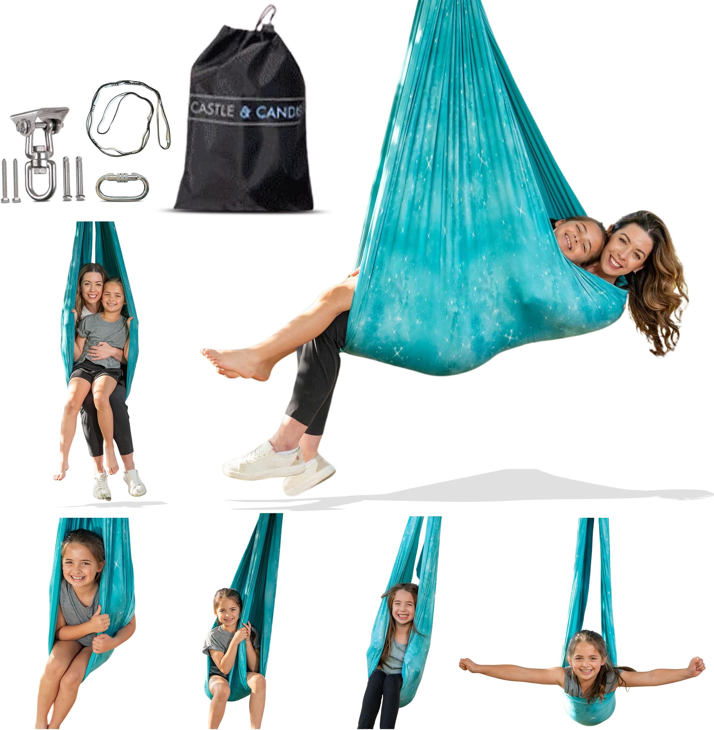 Amazon.com: Sensory Swing, Therapy Swing for Kids & Adults, Cuddle ...