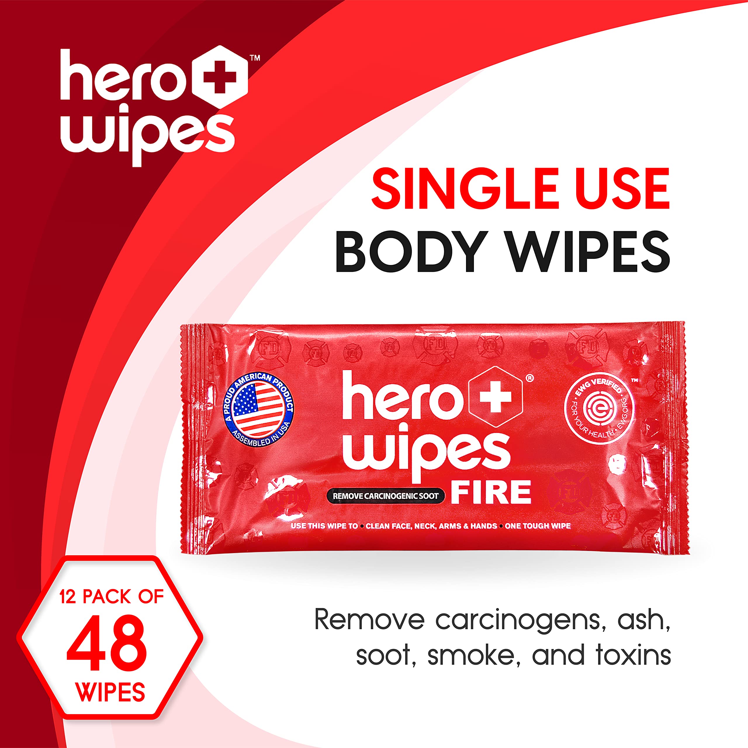 Snapklik.com : Hero Wipes Body Wipes Remove 98% Of Carcinogens, Ash ...